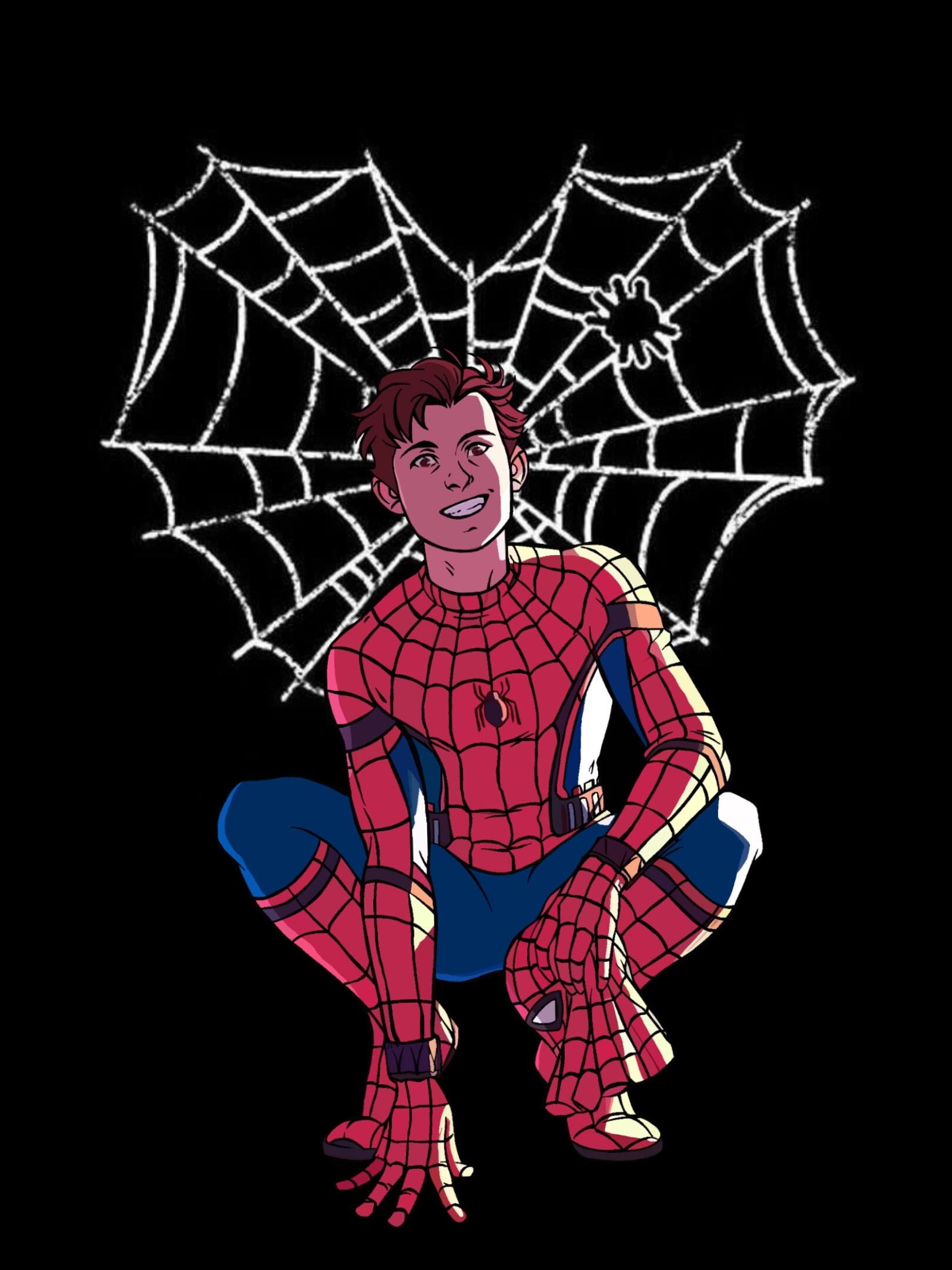ArtStation - Tom the spider man