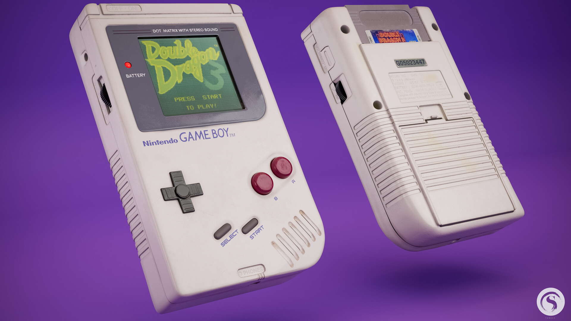 ArtStation - GameBoy Classic
