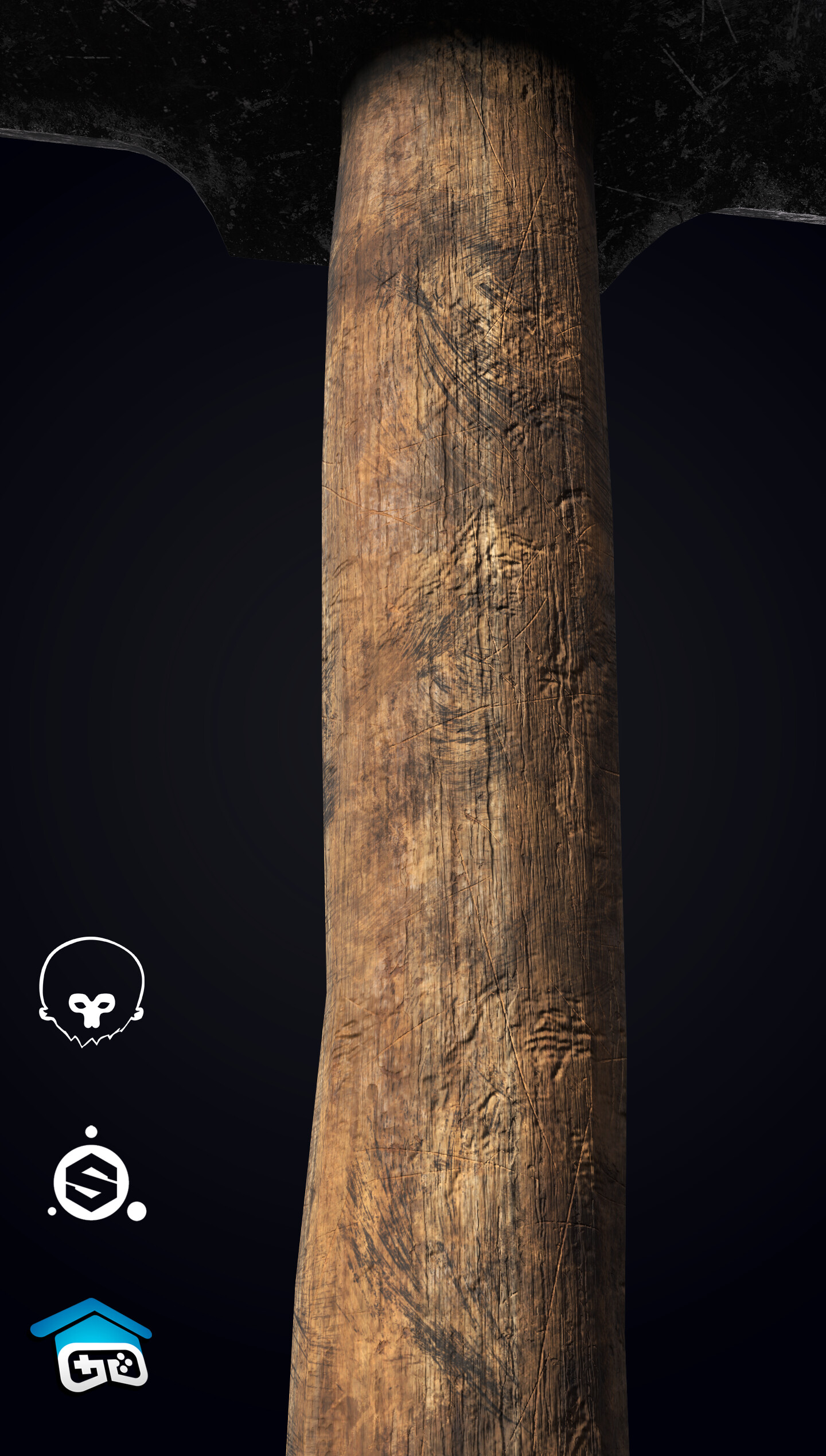 Homemade Game Art - OId Sledgehammer - Game Ready