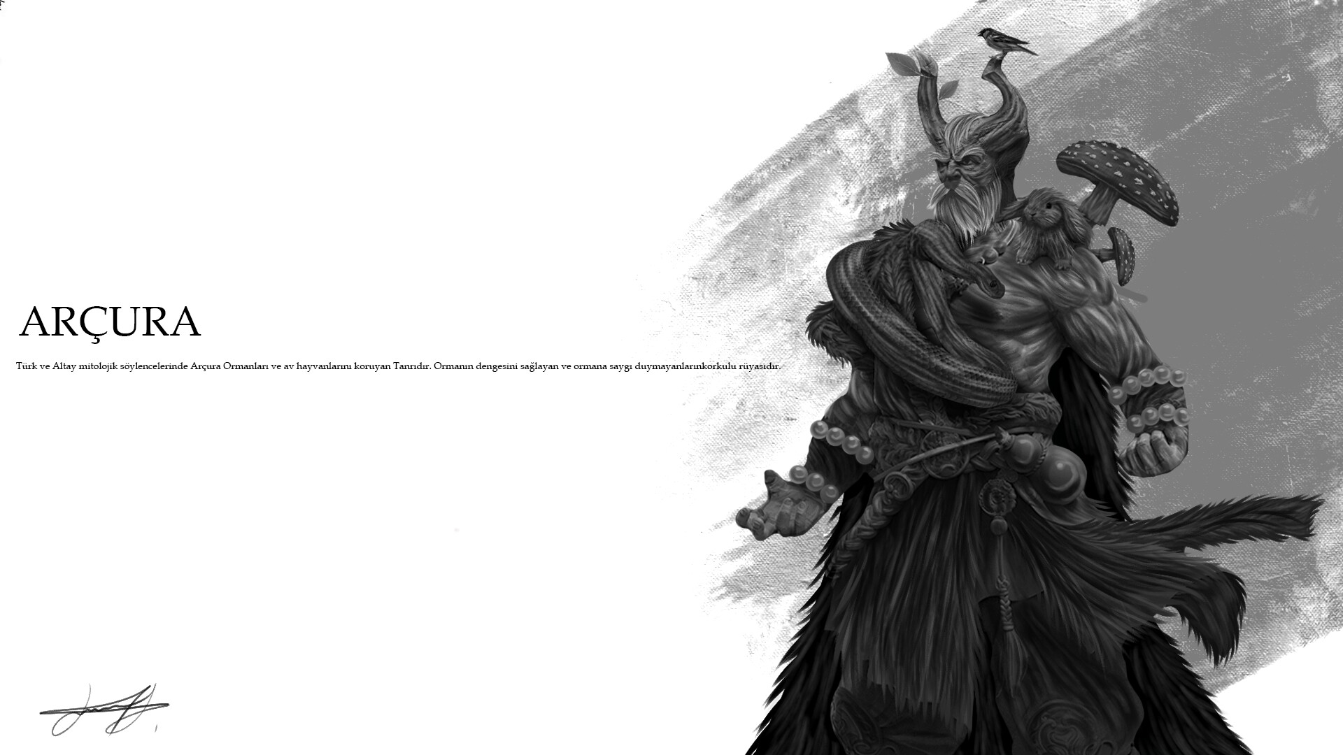 ArtStation - Turkic Mythology: Arçura
