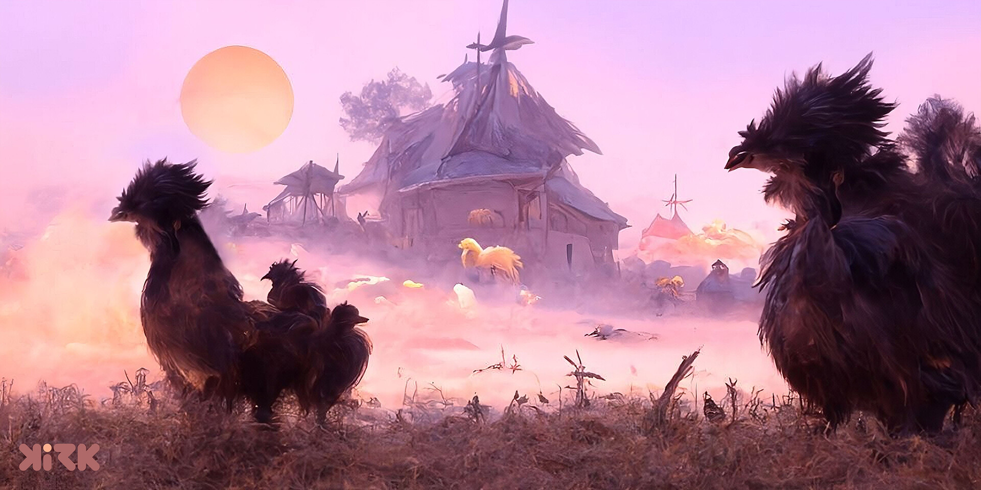 ArtStation - Chocobo farm