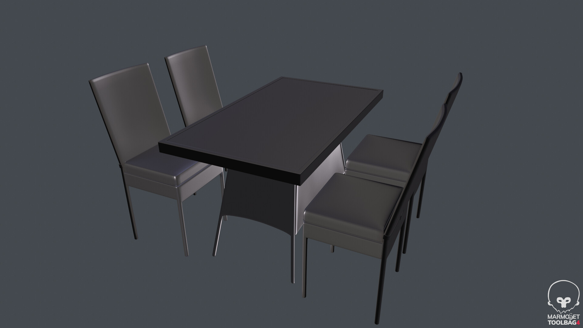 ArtStation - chair and table