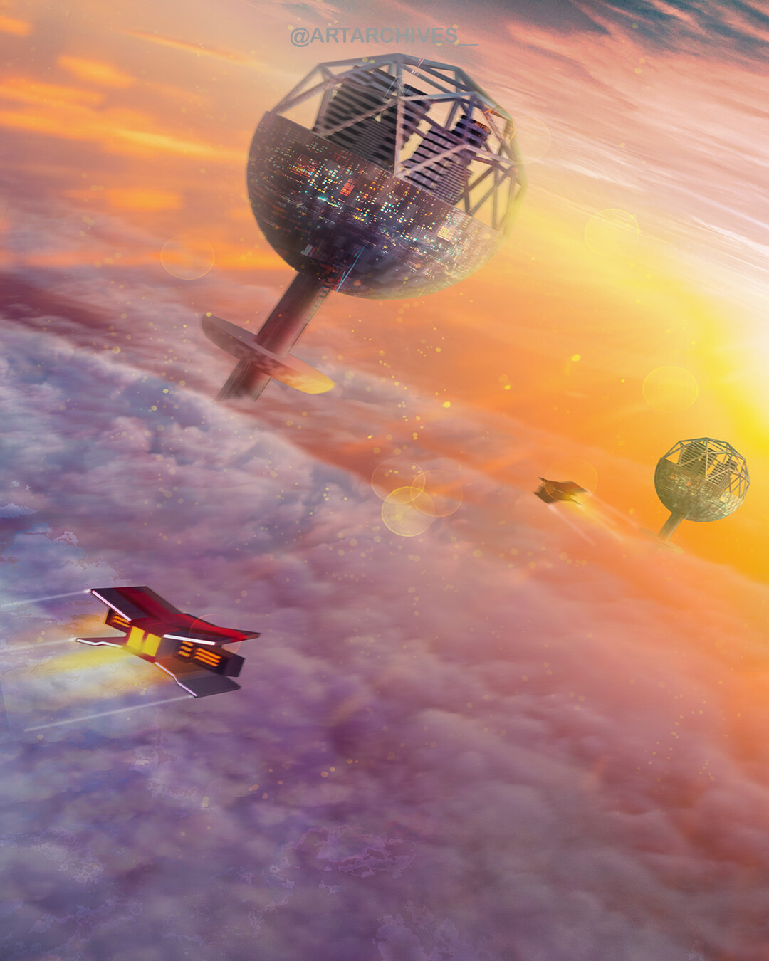 ArtStation - Floating City