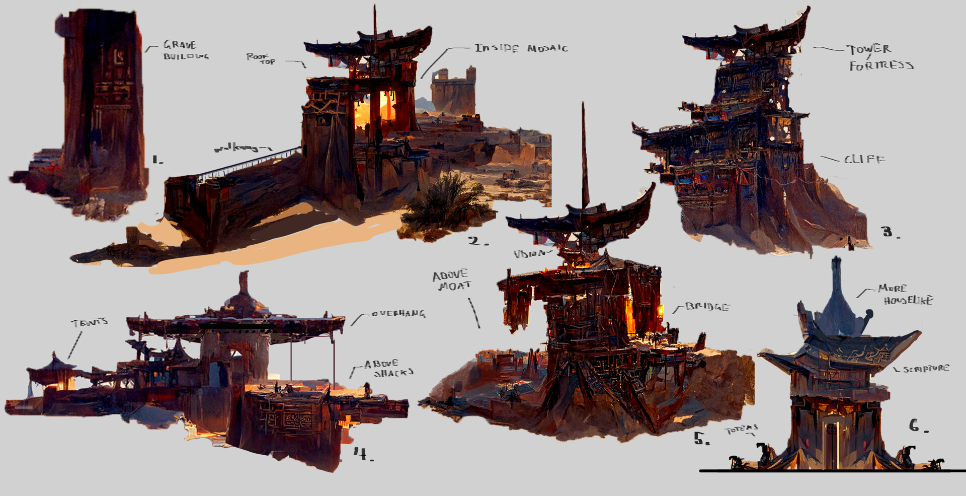 ArtStation - Desert Temples