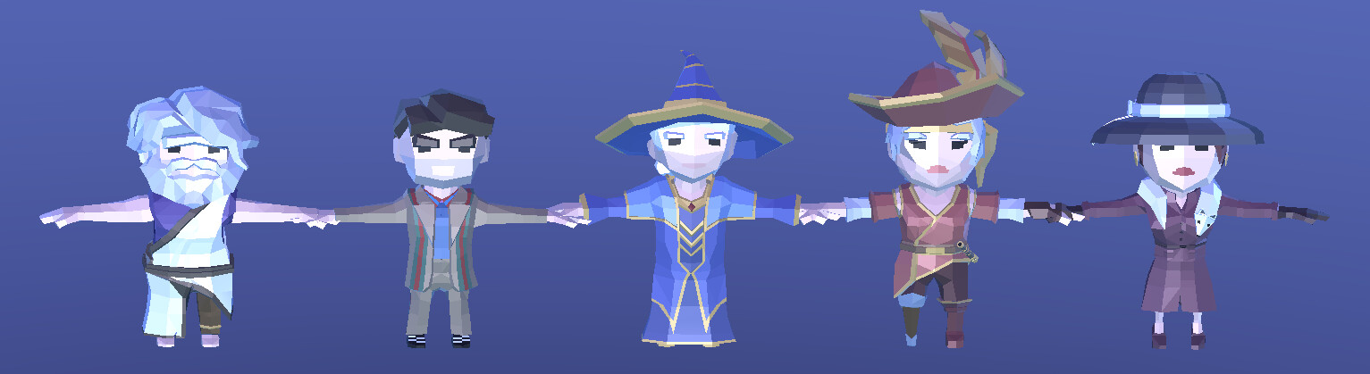 Brian Oehm - Fully Custom Mini Synty Style Characters I am making for ...