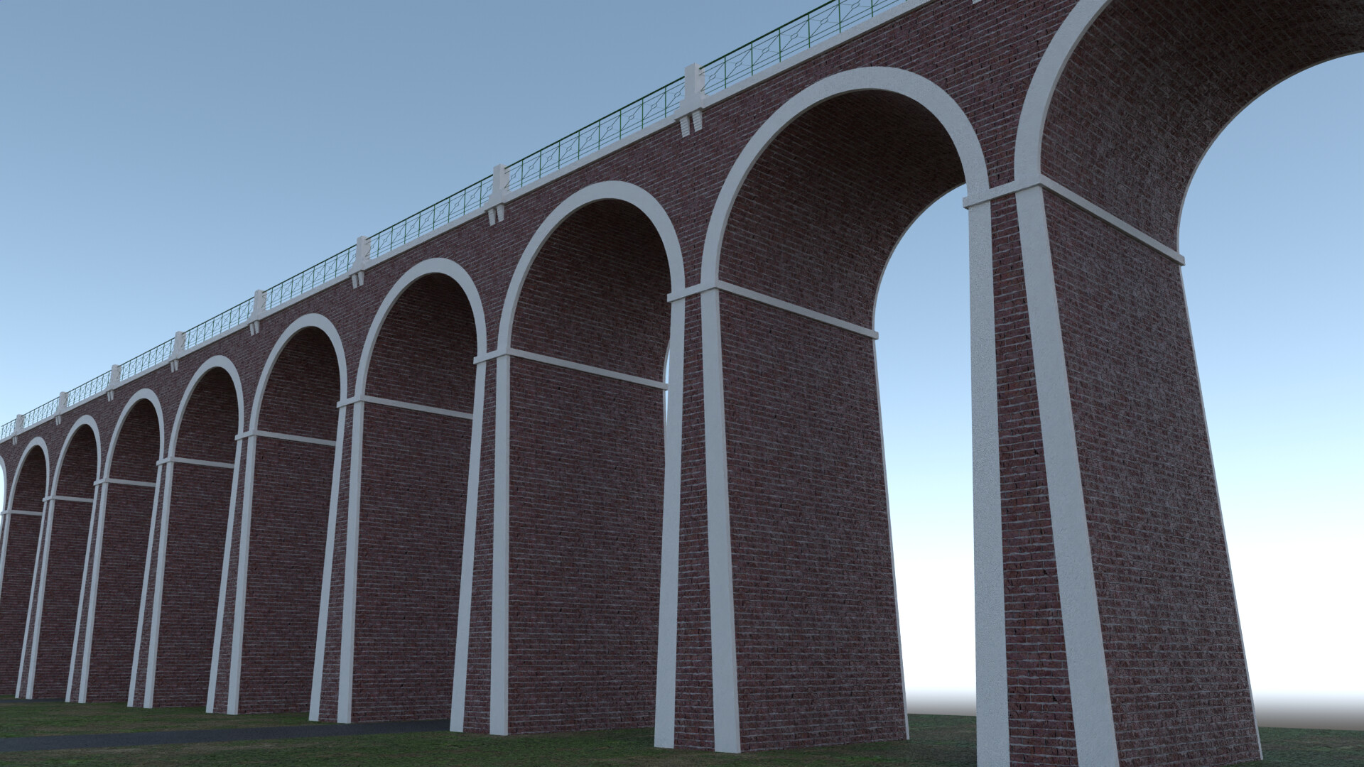 ArtStation - Railway bridge - viaduct