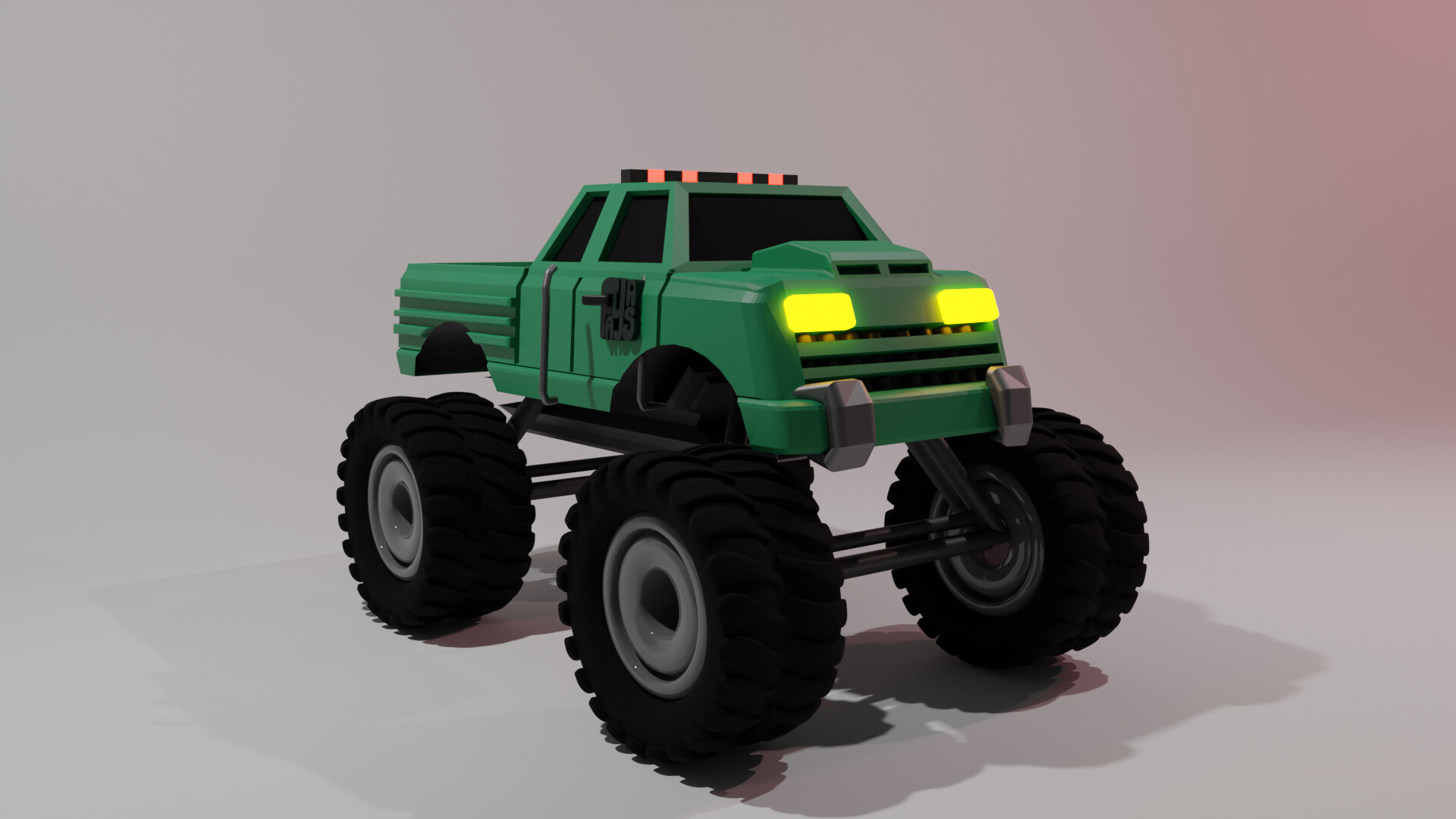 ArtStation - MONSTER TRUCK 3D MODEL