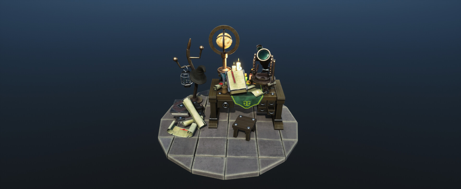 3D Tudor - Blender 3 | Unreal Engine 5 | Complete | Guide Stylized Astronomy Scene | Environment ...