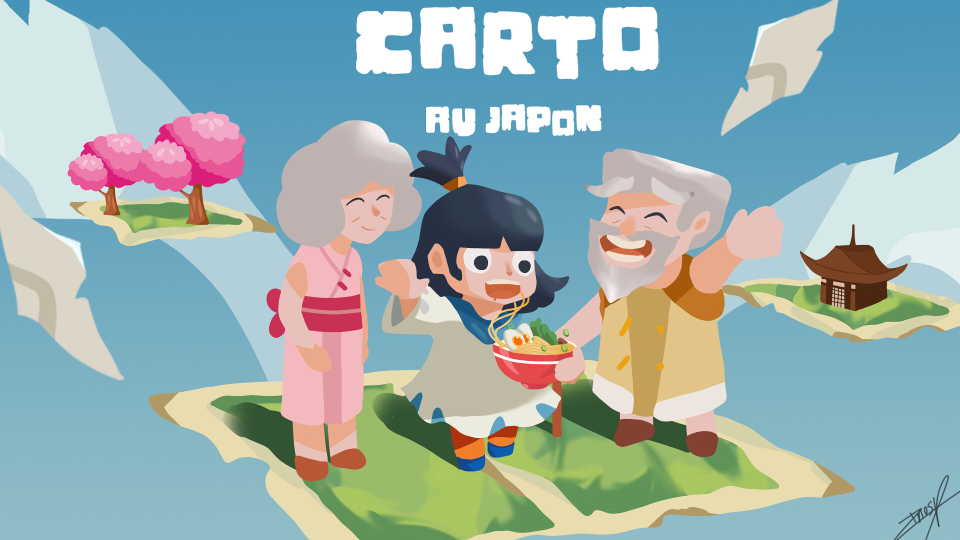 ArtStation - Carto au Japon