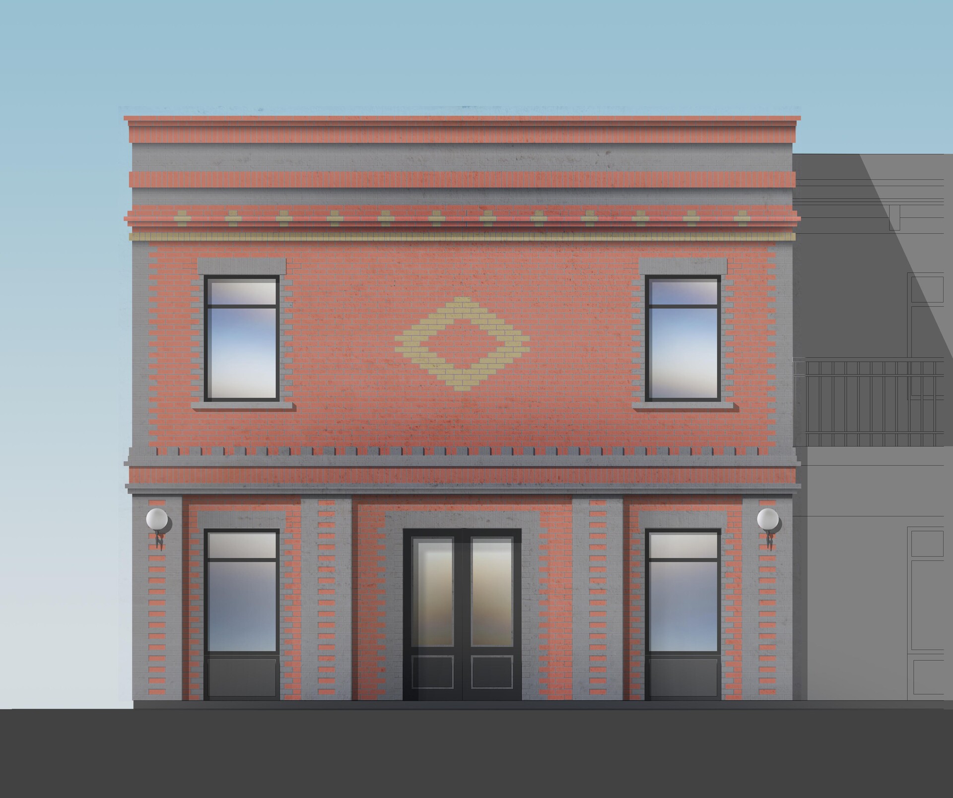 ArtStation - Main Elevation Sketch Concepts