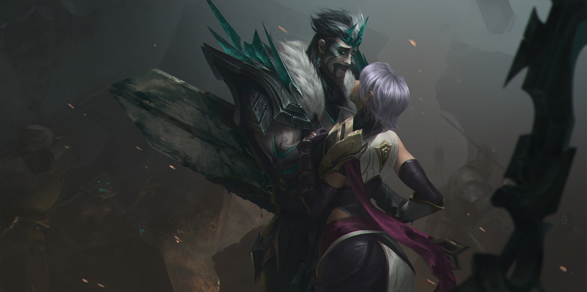 ArtStation - 德莱文瑞文 Draven&Riven