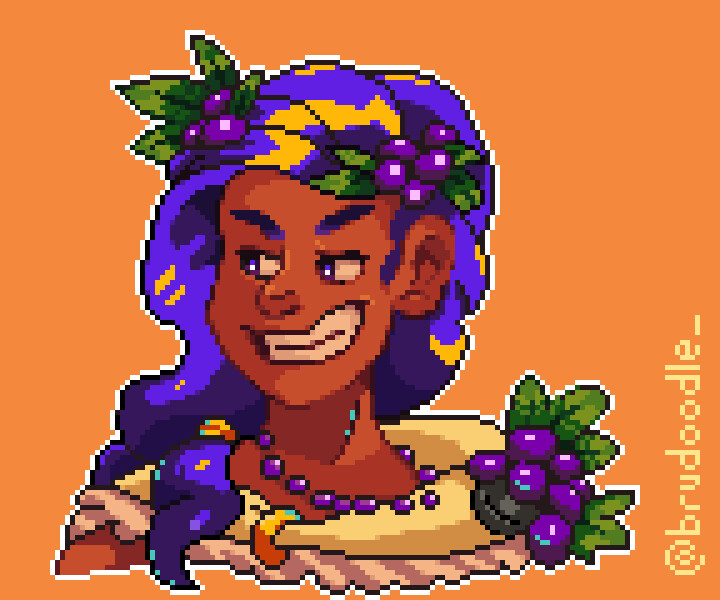 ArtStation - Dionisio - Portrait Pixel art