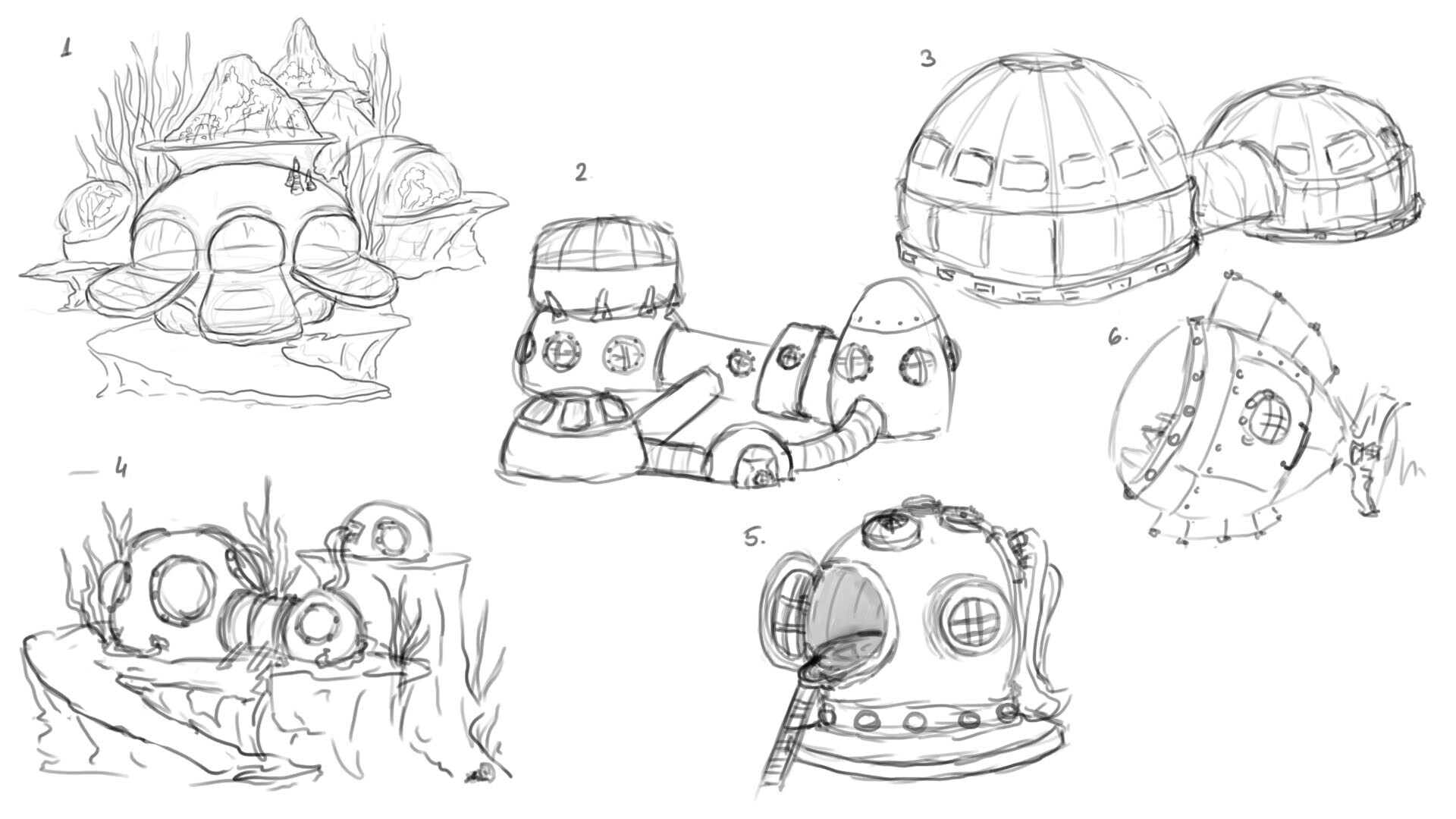 steampunk drawing base