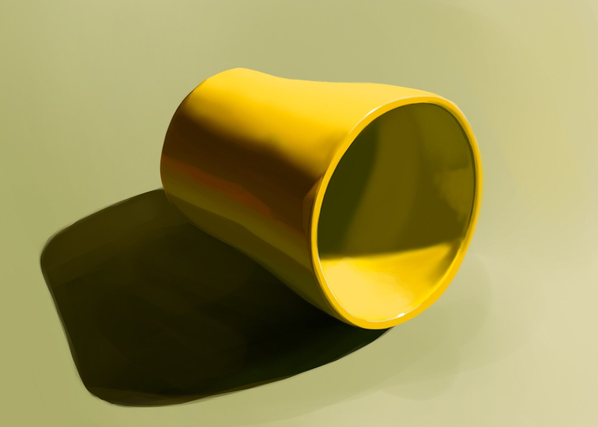 ArtStation - Yellow cup