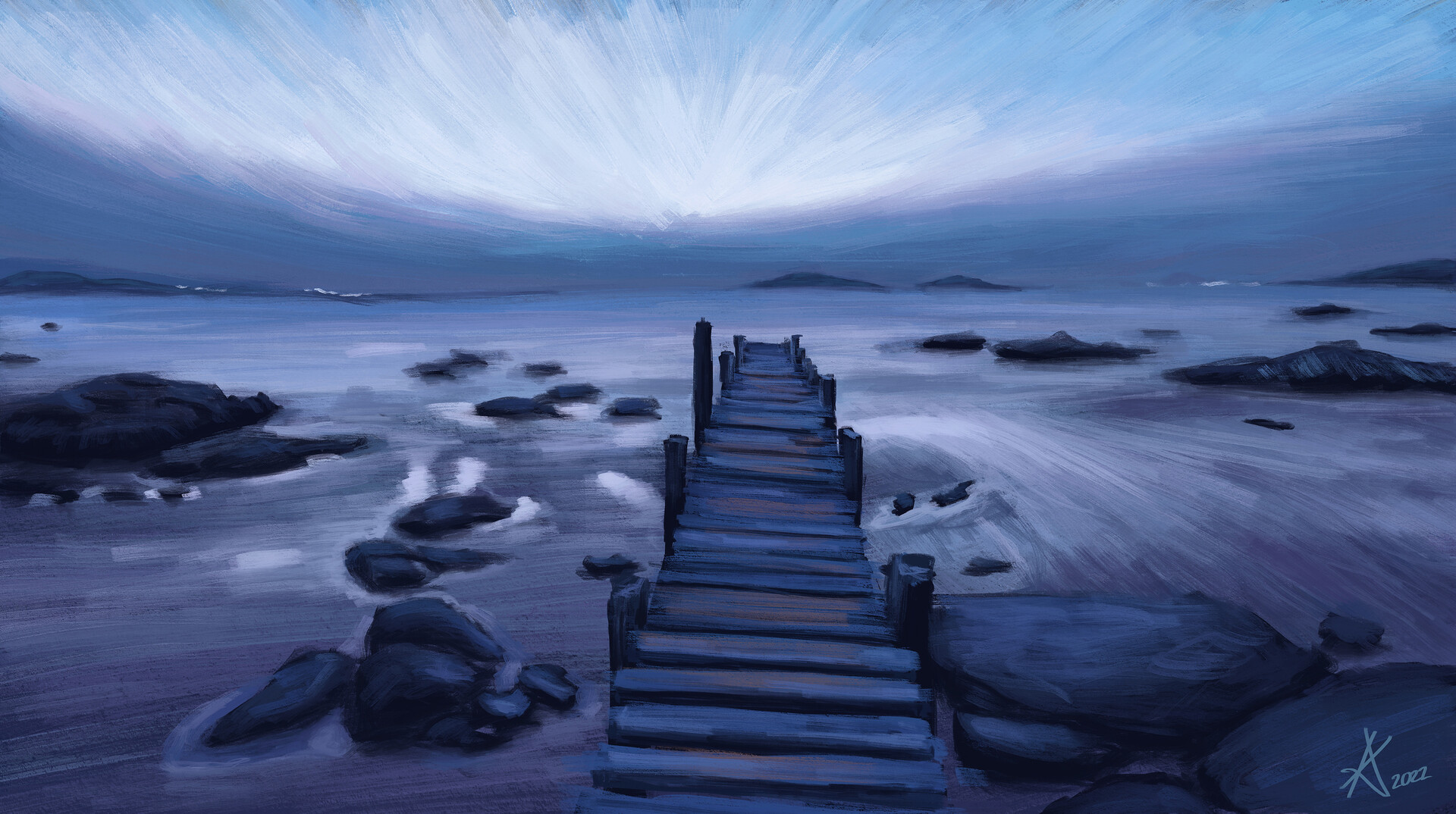 ArtStation - Landscape fast painting