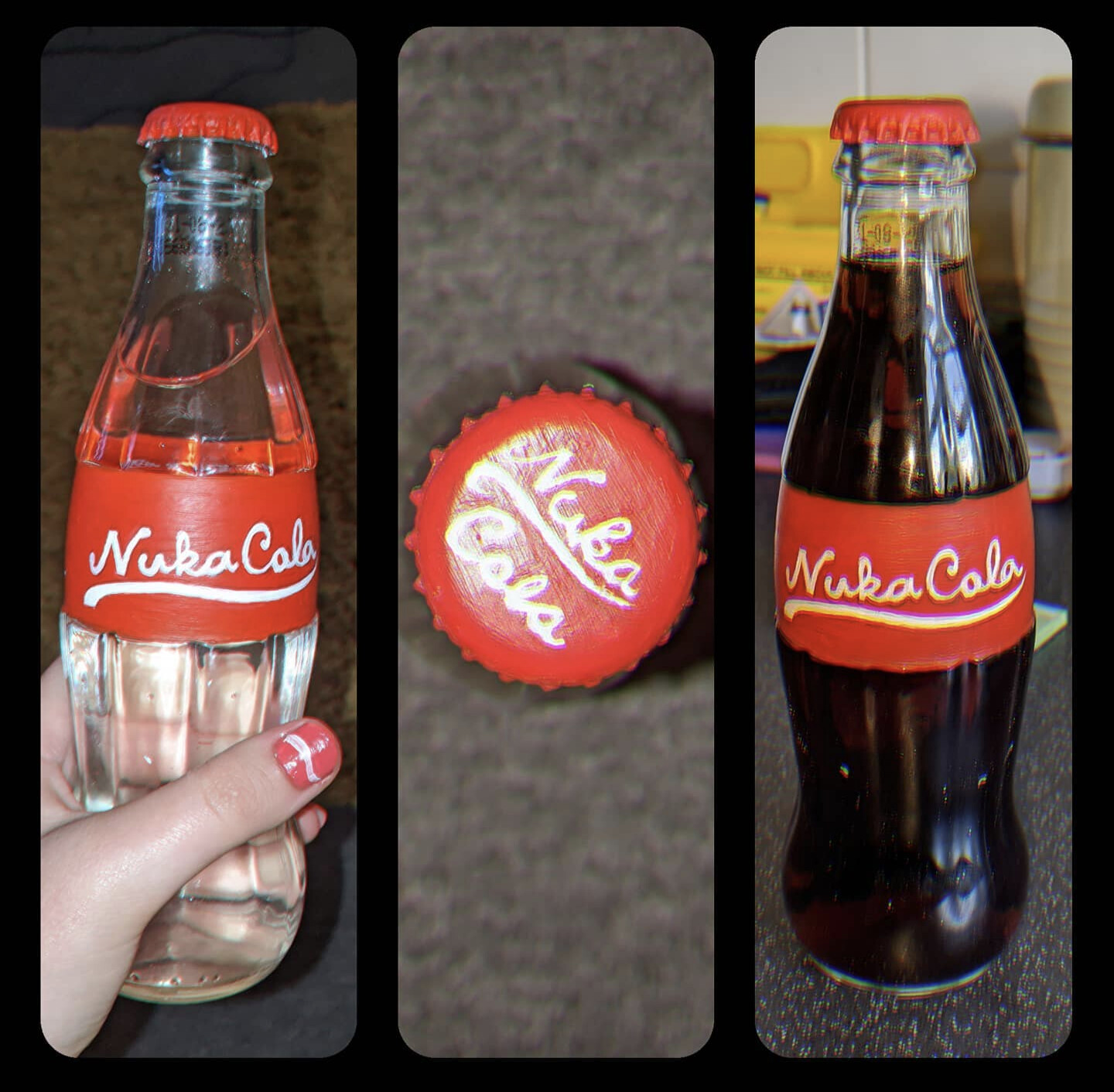 ArtStation - Hand Painted Nuka Cola Bottle