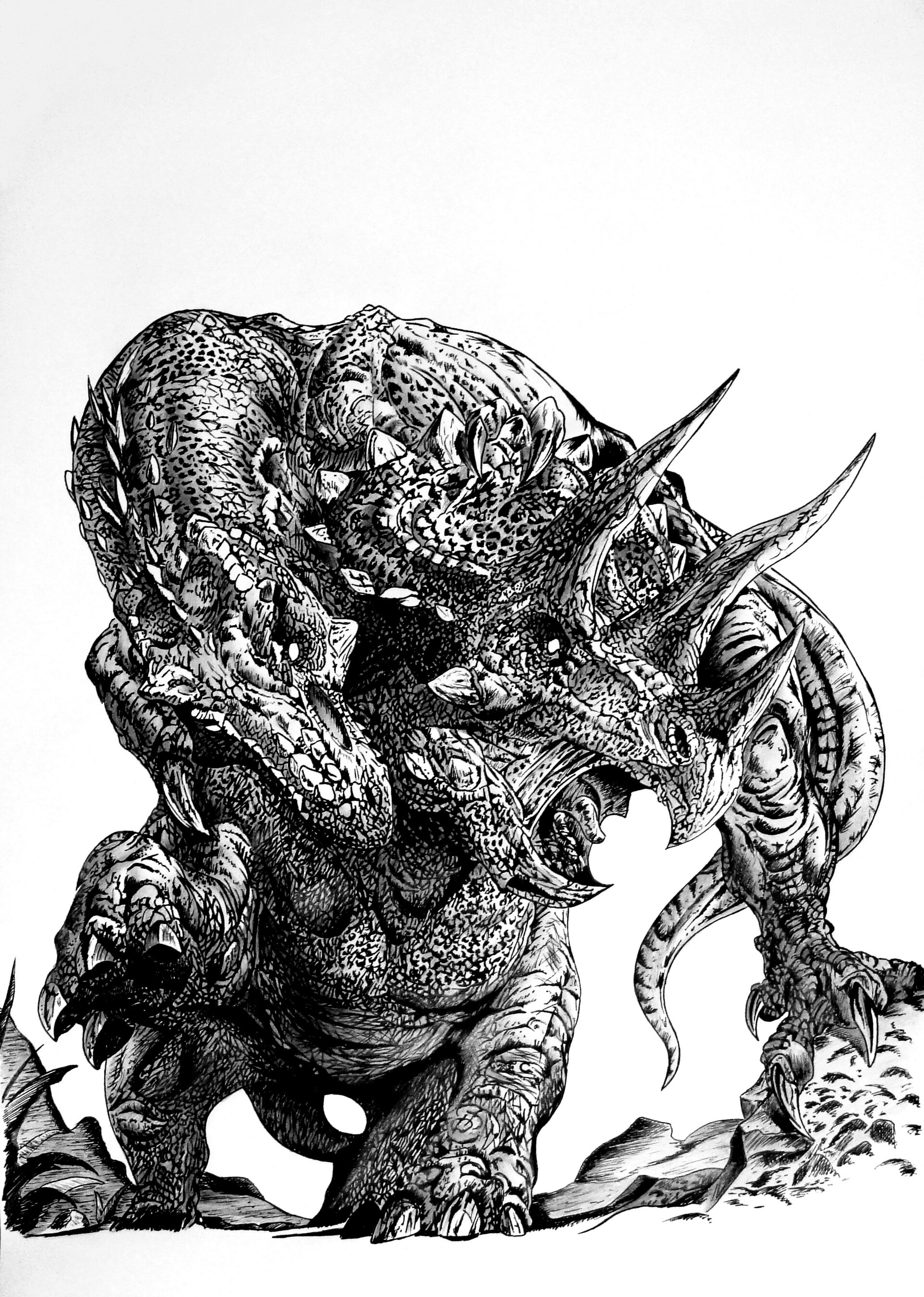 ArtStation - DINO ATTACK