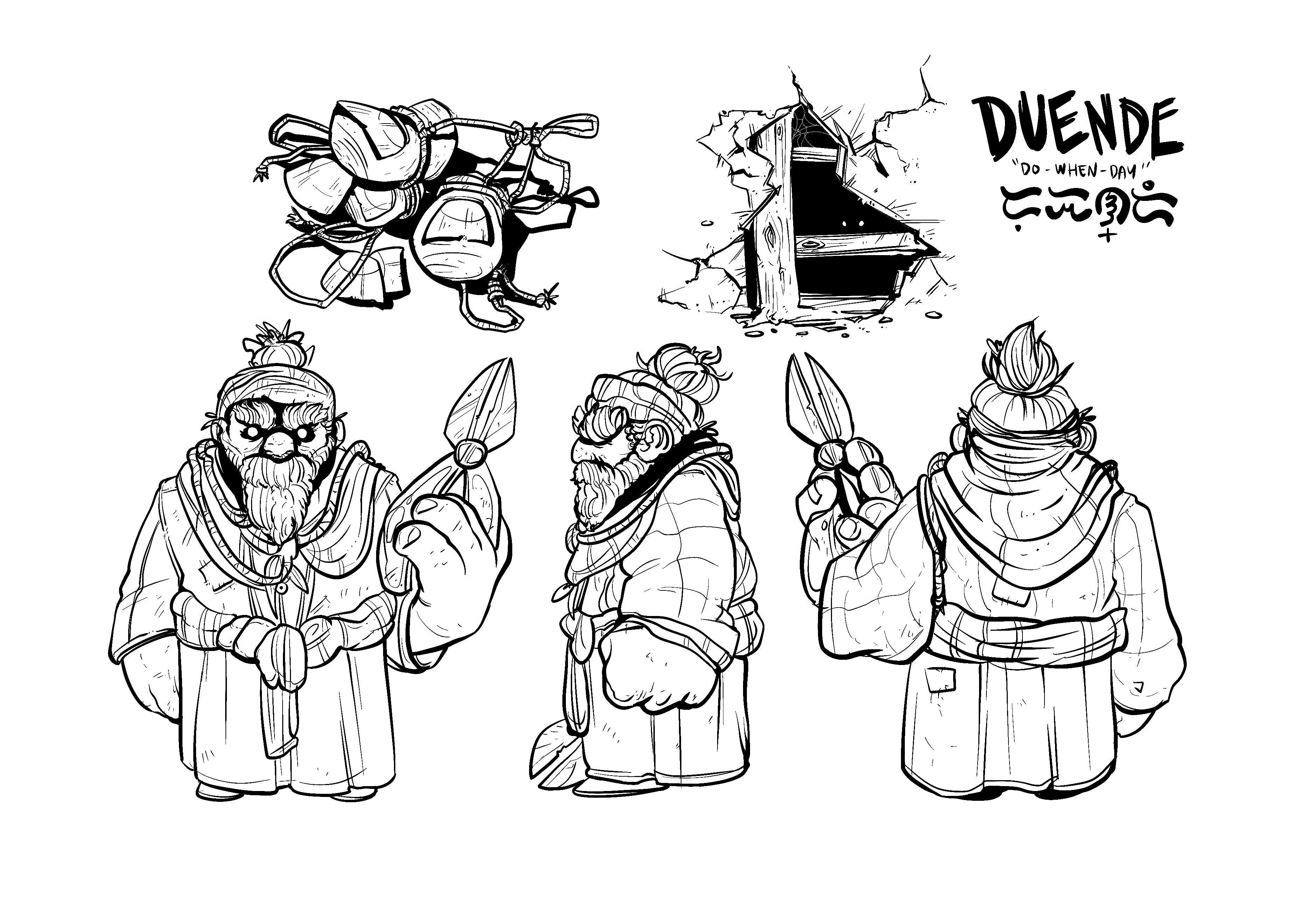Emilio A. - Duende Character Design | Ang Pusong Sagrada (The Sacred Heart)