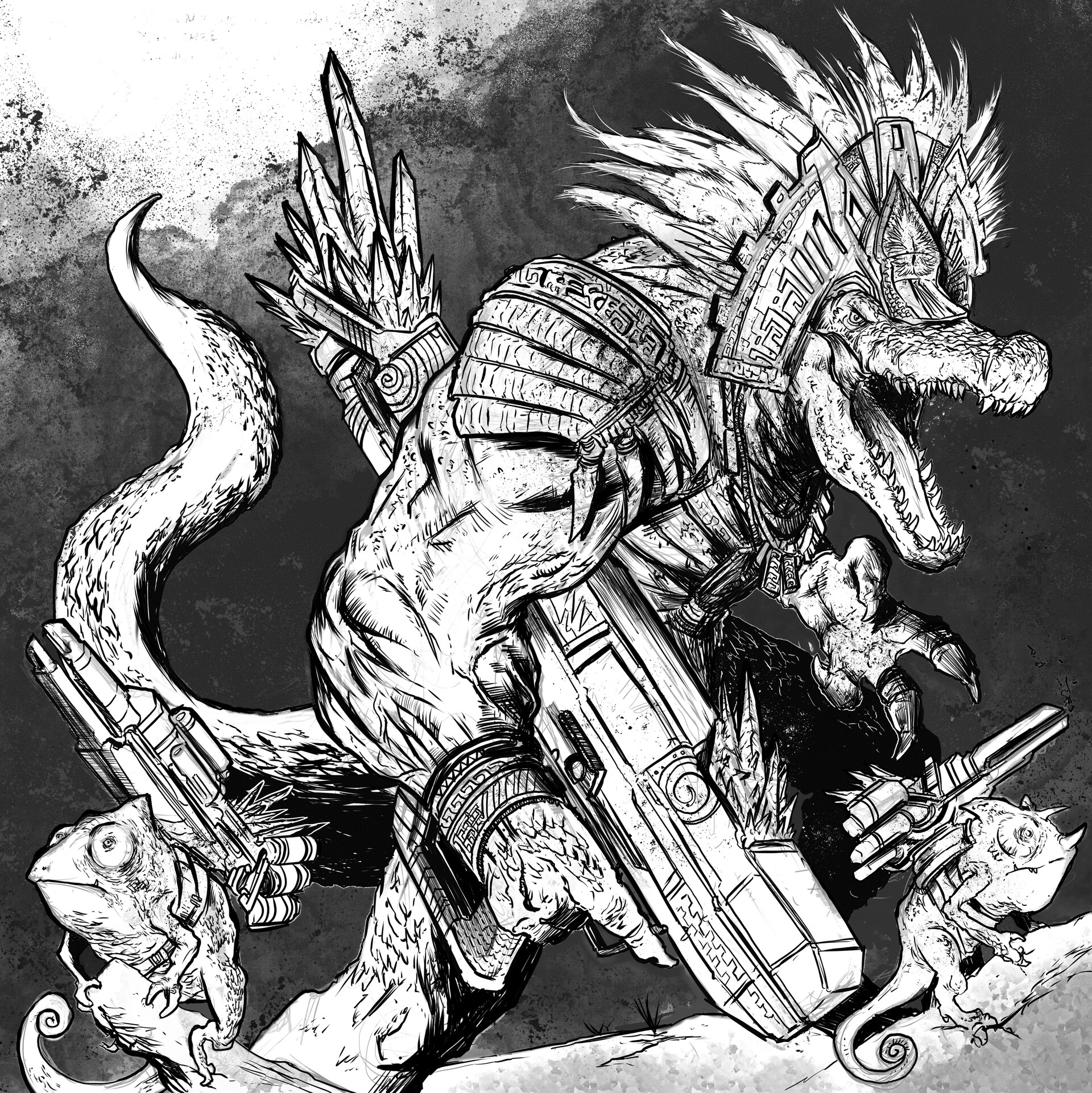 ArtStation - Warhammer ‘Lizardmen’ fan art