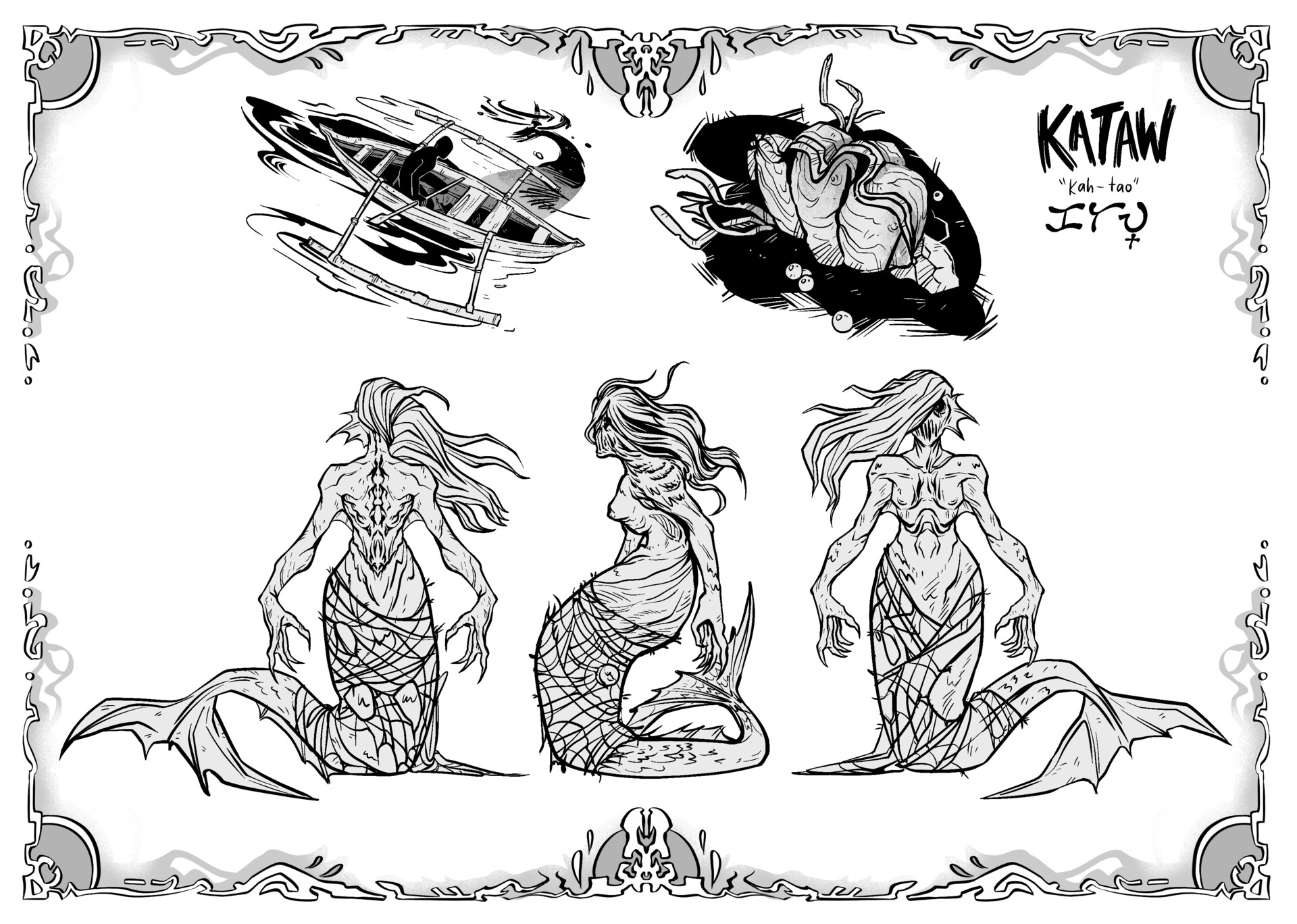 Emilio A. - Kataw Character Design | Ang Pusong Sagrada (The Sacred Heart)