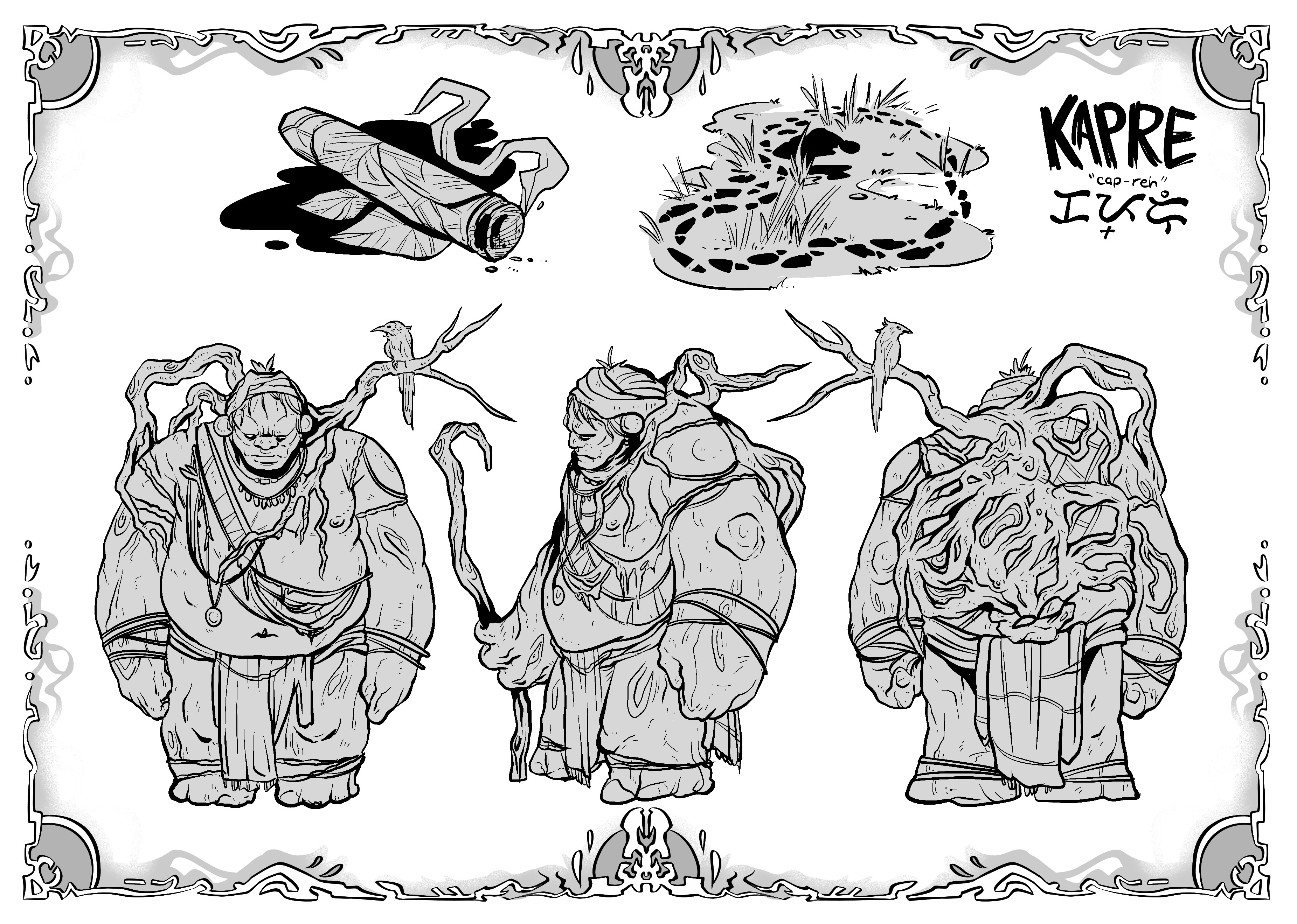 Emilio A. - Kapre Character Design | Ang Pusong Sagrada (The Sacred Heart)