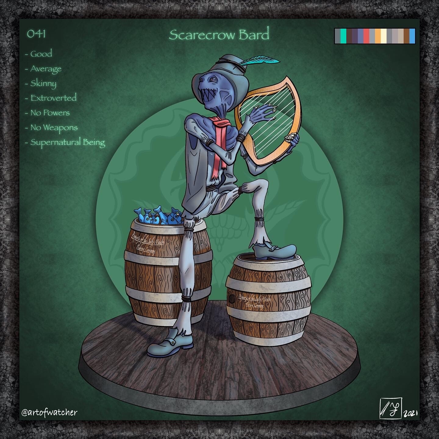 ArtStation - 041 Scarecrow Bard