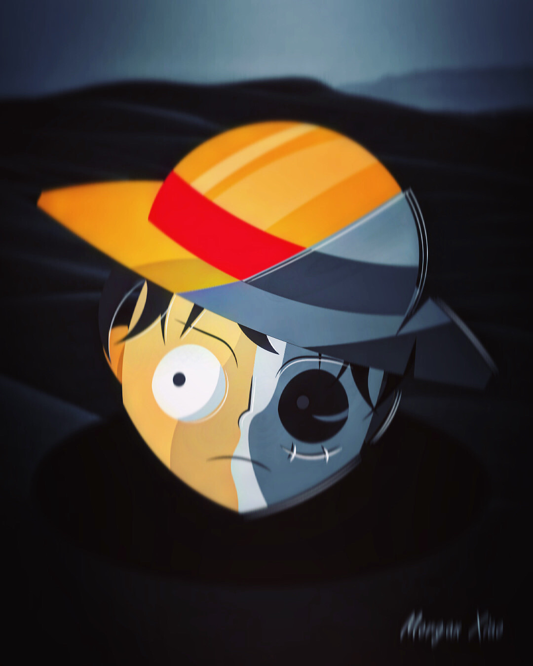 ArtStation - Withered Luffy Head