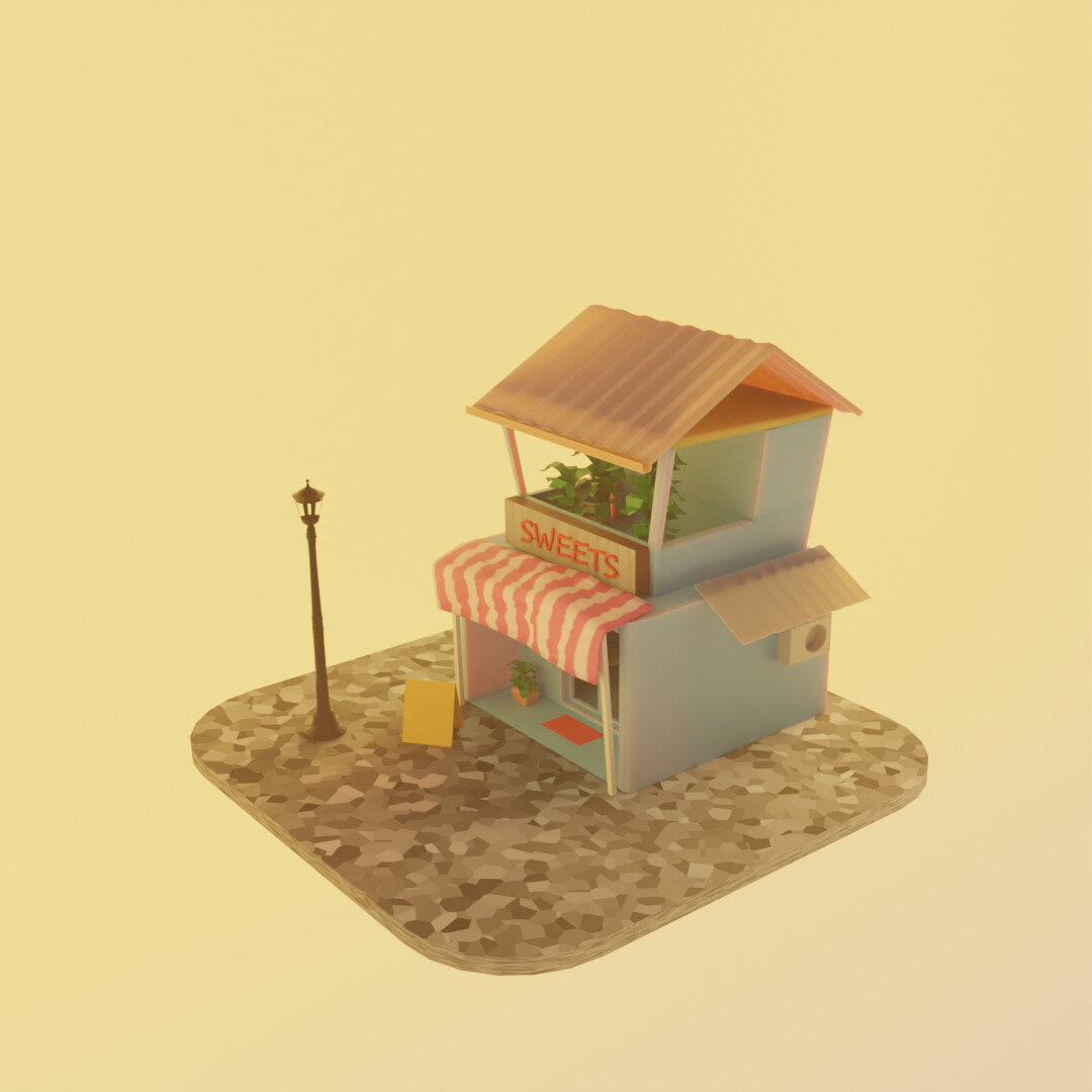 ArtStation - Sweet shop