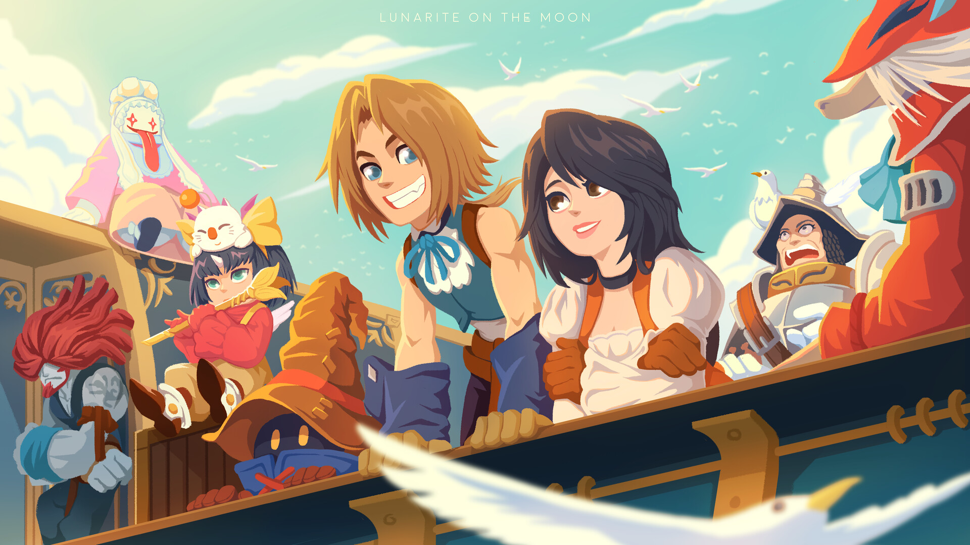 ArtStation - Not Alone - A Final Fantasy IX Tribute