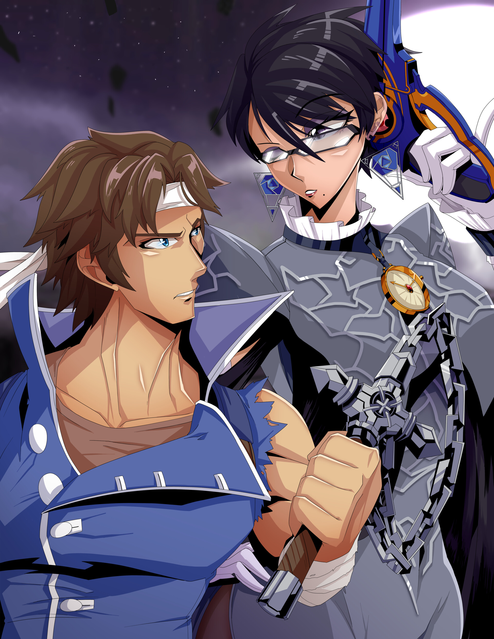 ArtStation - Richter Vs. Bayonetta