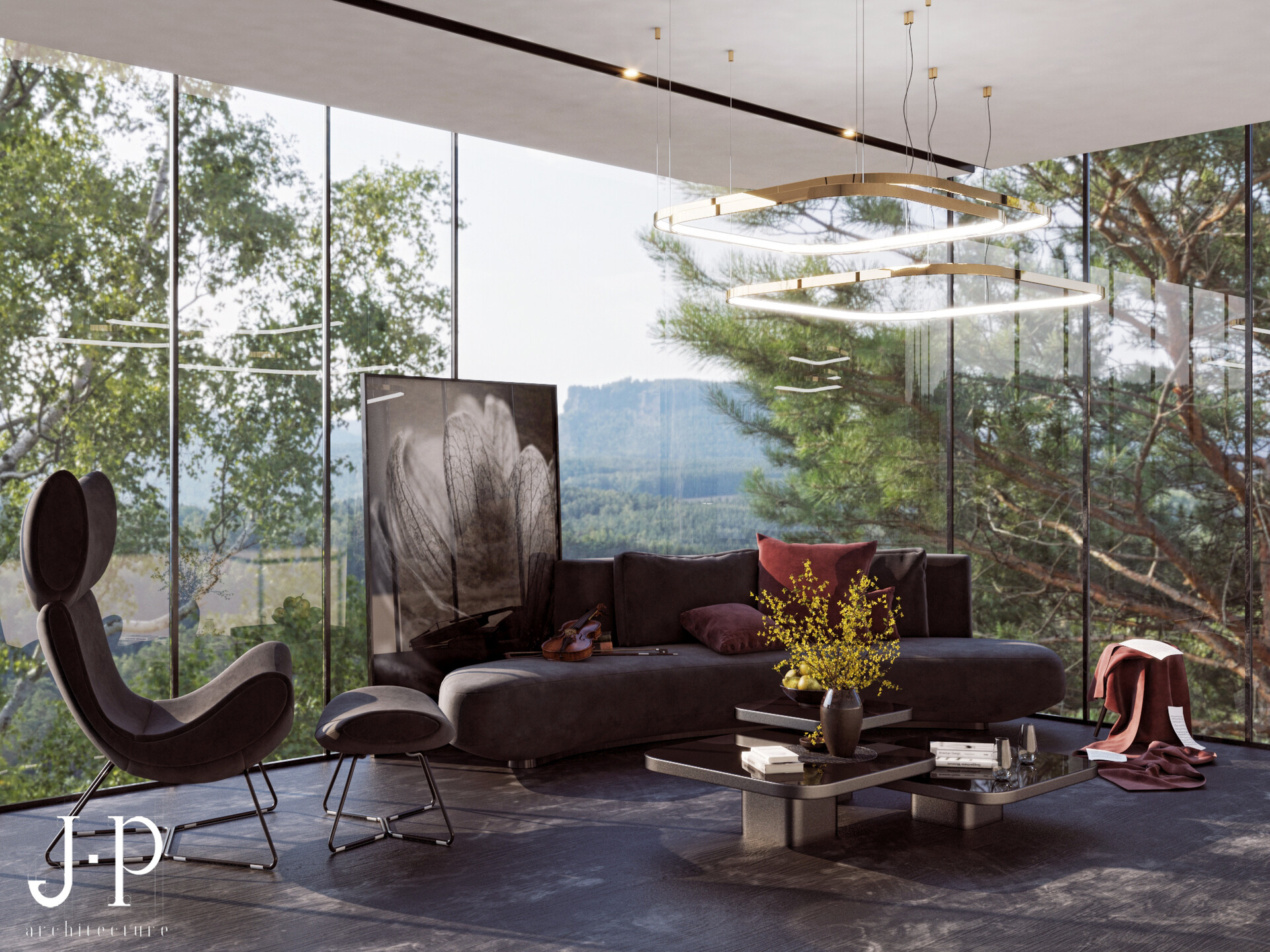 ArtStation - Mountainside Living Area