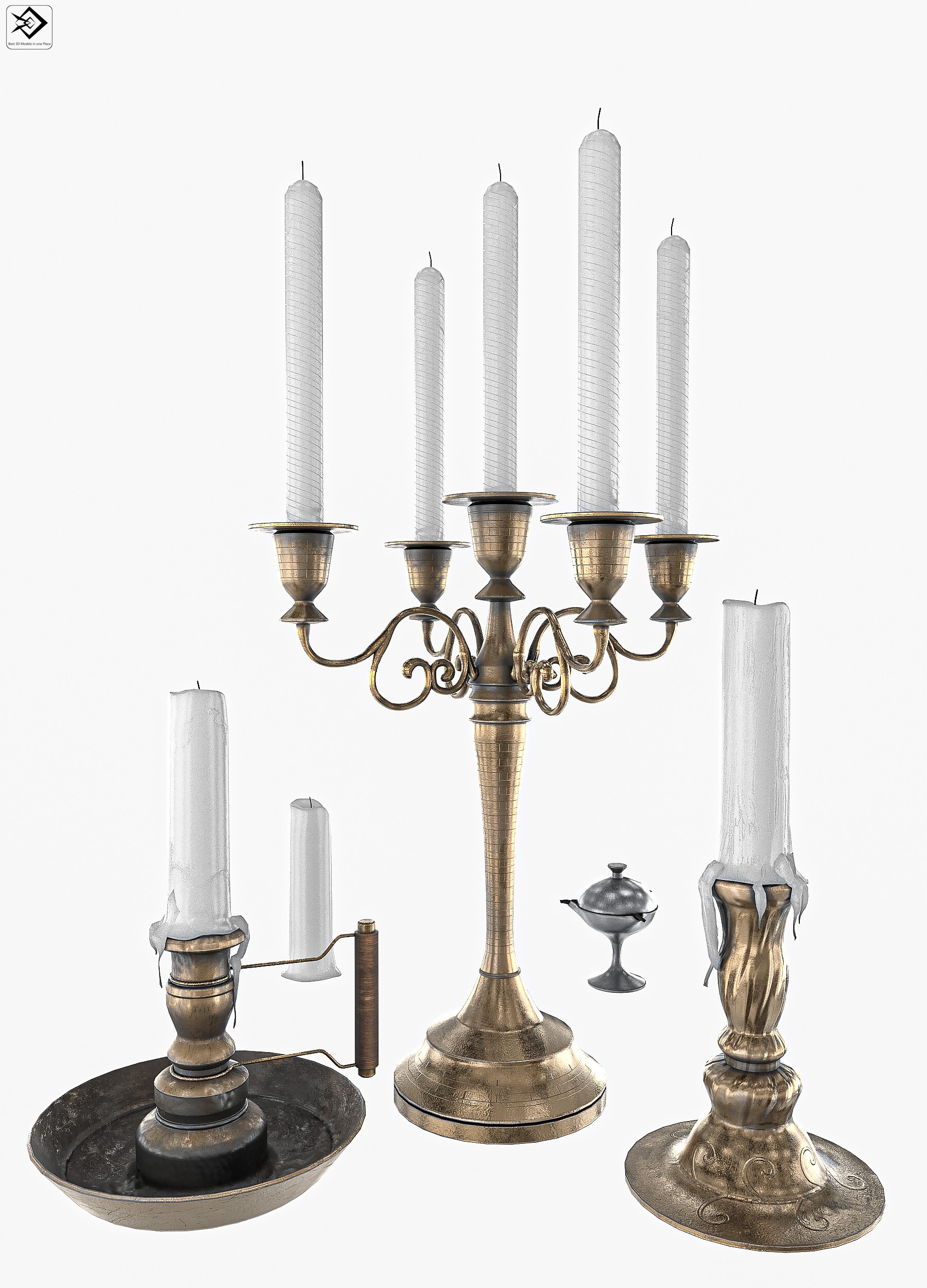 ArtStation - candles pack