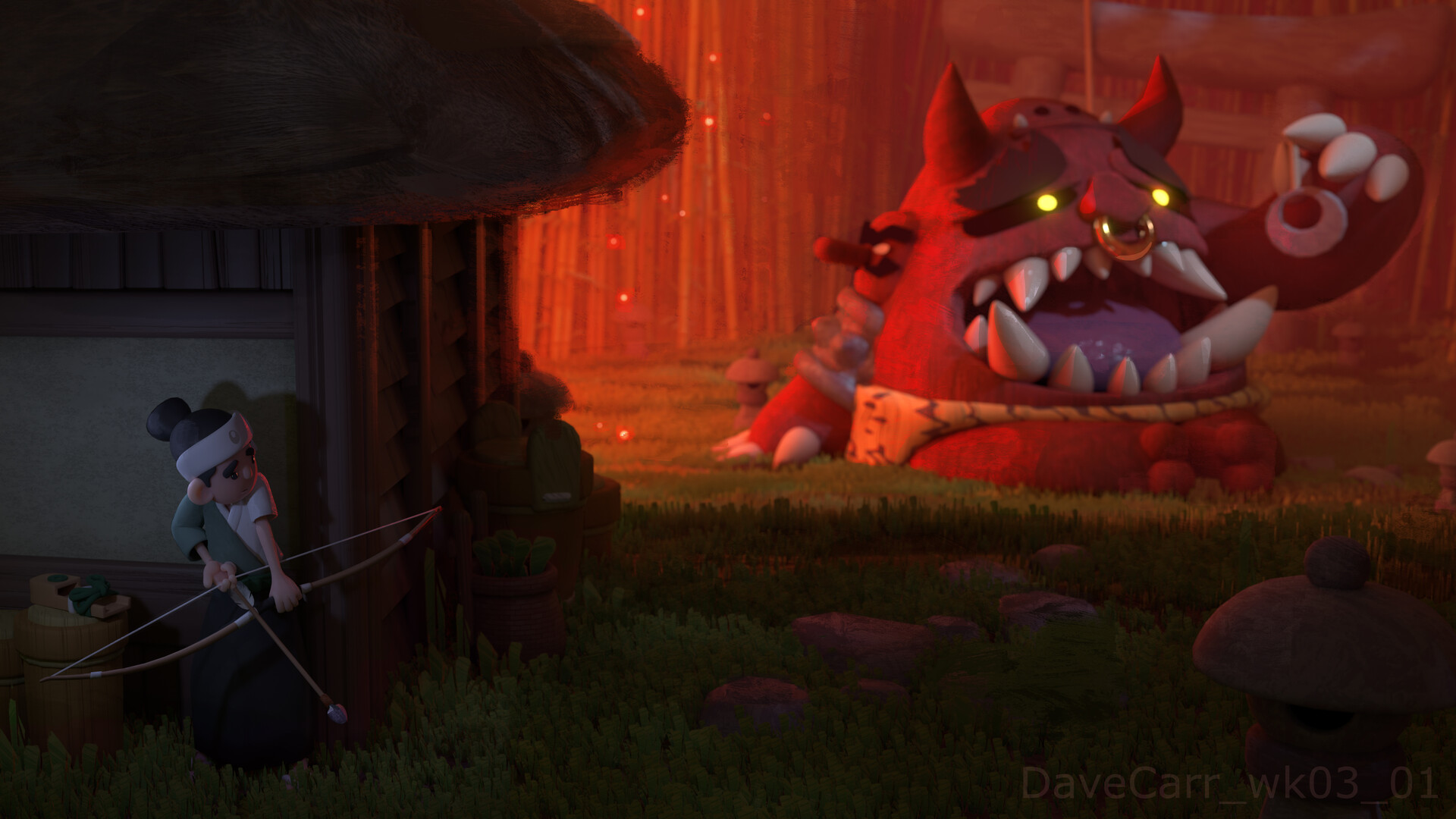 ArtStation - Oni Personal Project