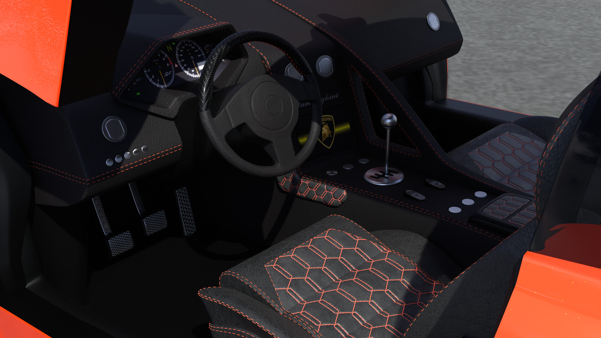 Lamborghini Egoista Interior