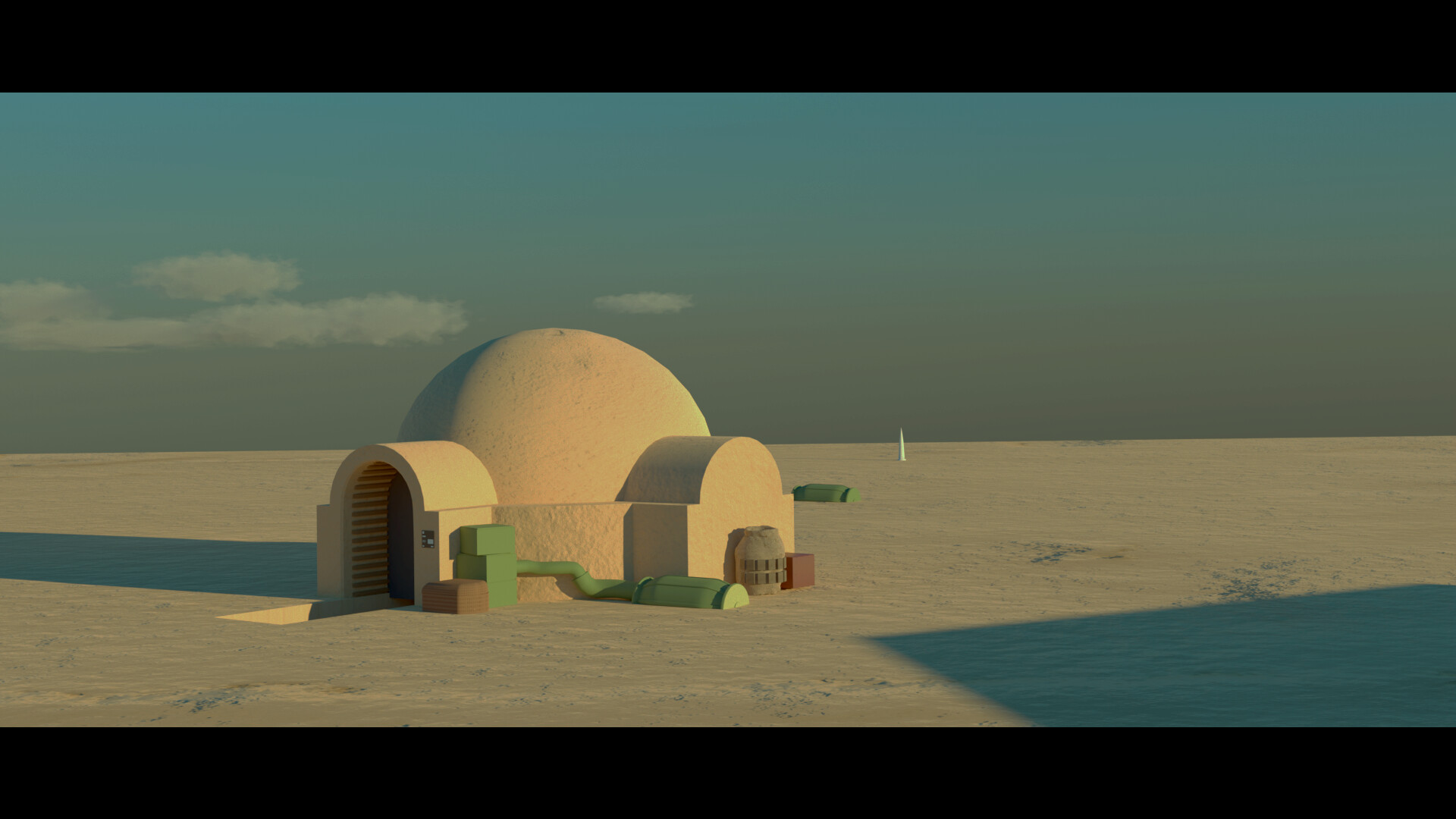 ArtStation - Tatooine, Anakin Skywalker house