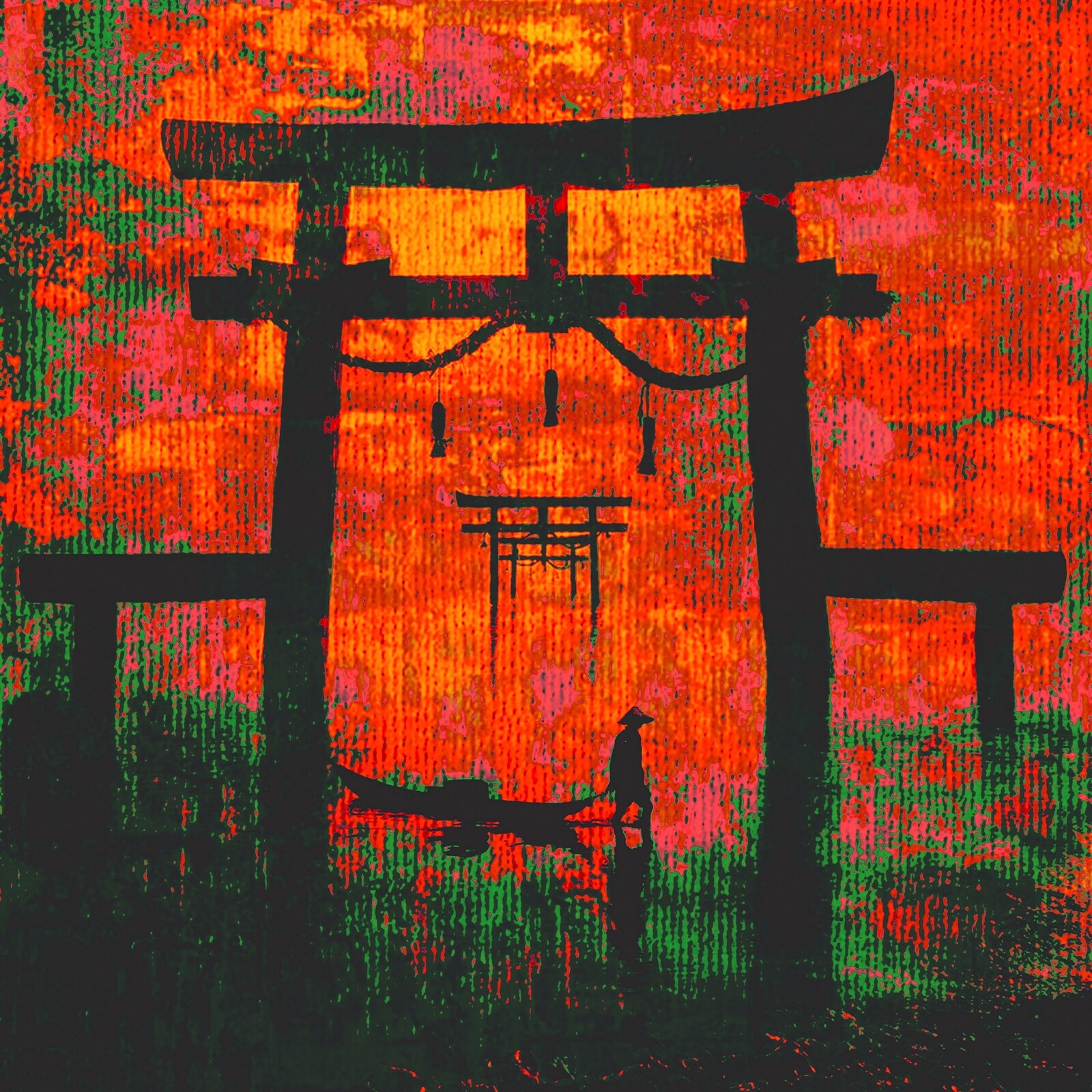 ArtStation - Torii Ariake's Scarlet Sea