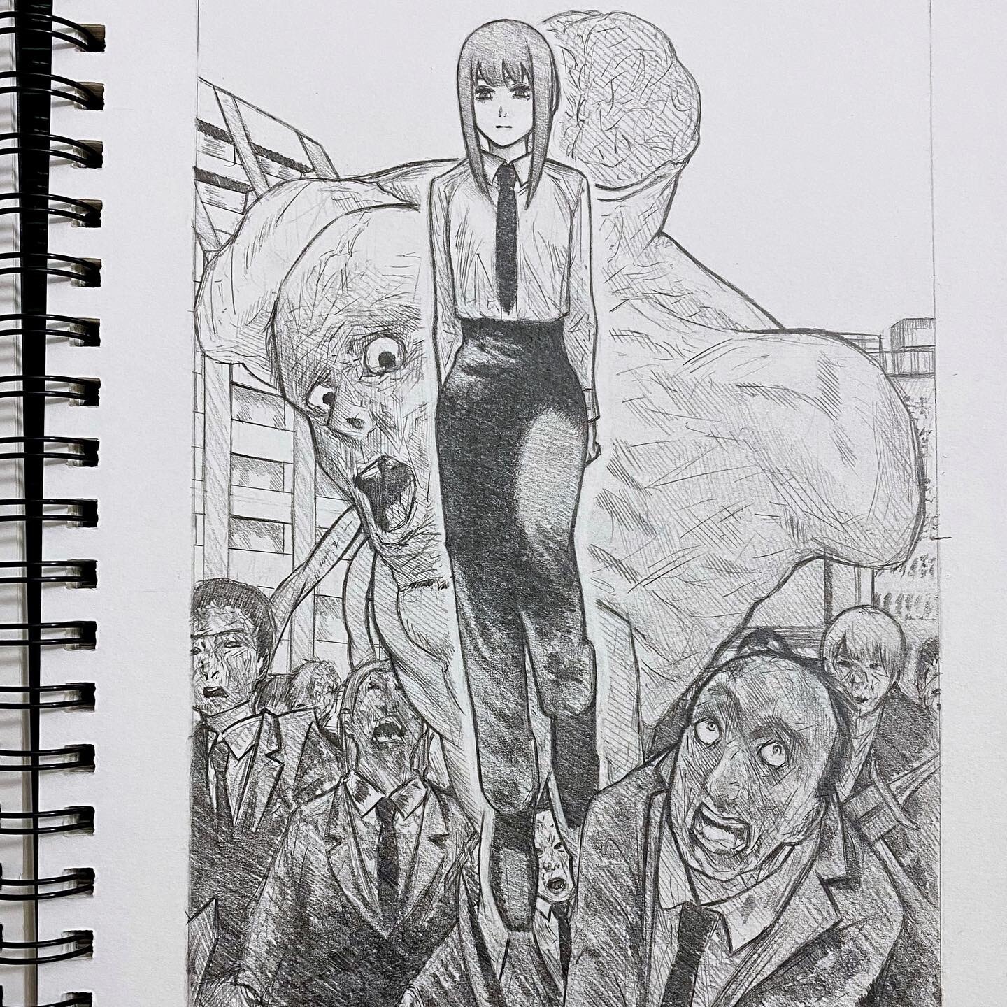 ArtStation - Makima / Reference used from Chainsawman