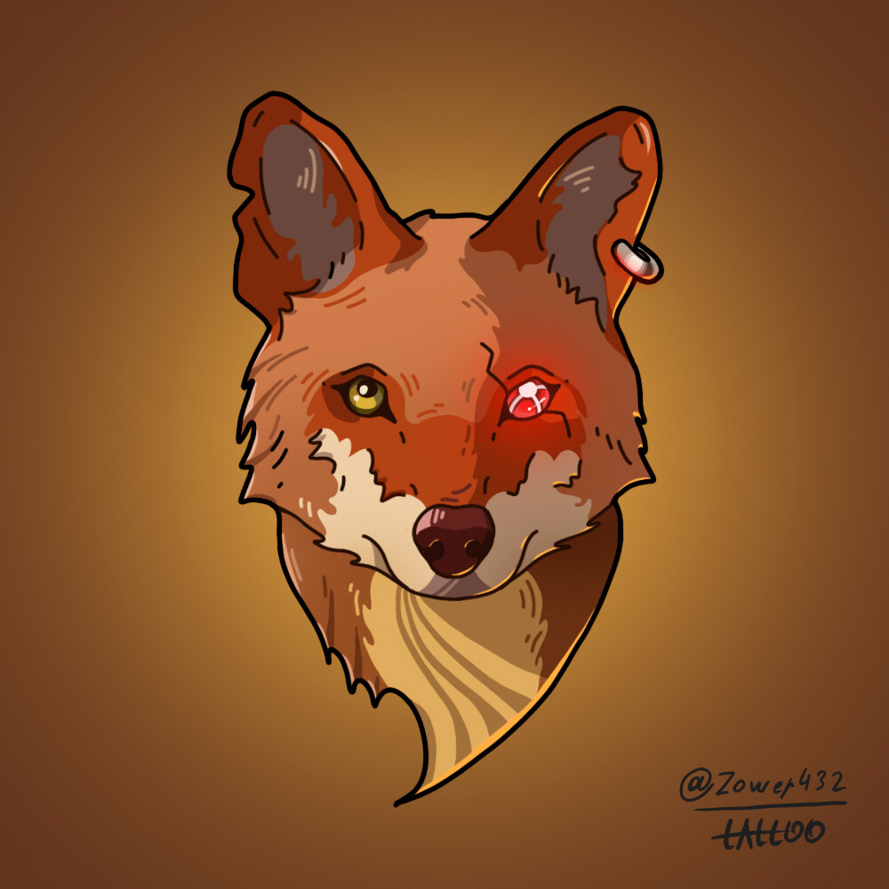 ArtStation - CyberFox design