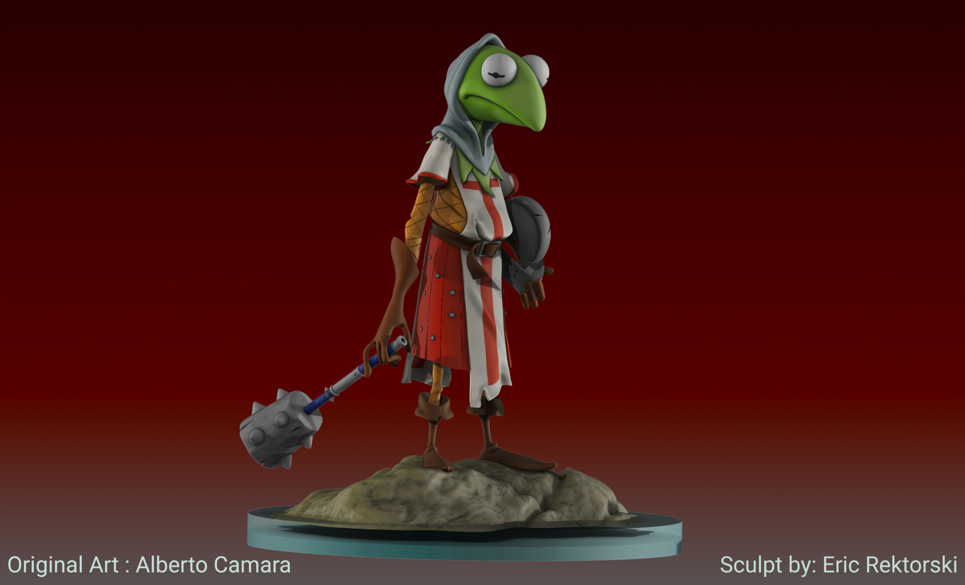 ArtStation - Knight Kermit