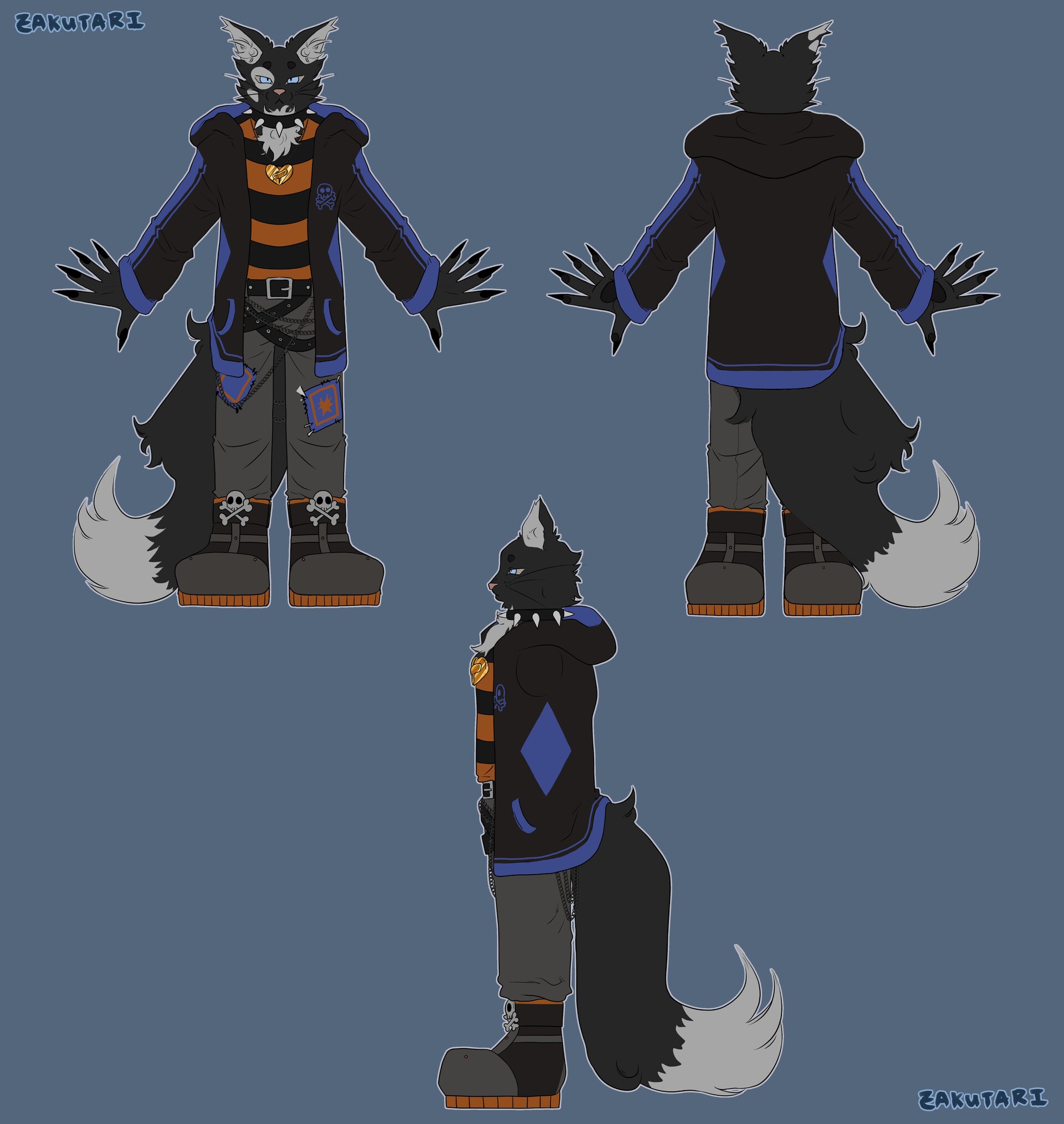 ArtStation - Original Furry Character Design + Reference Sheet (Commission)