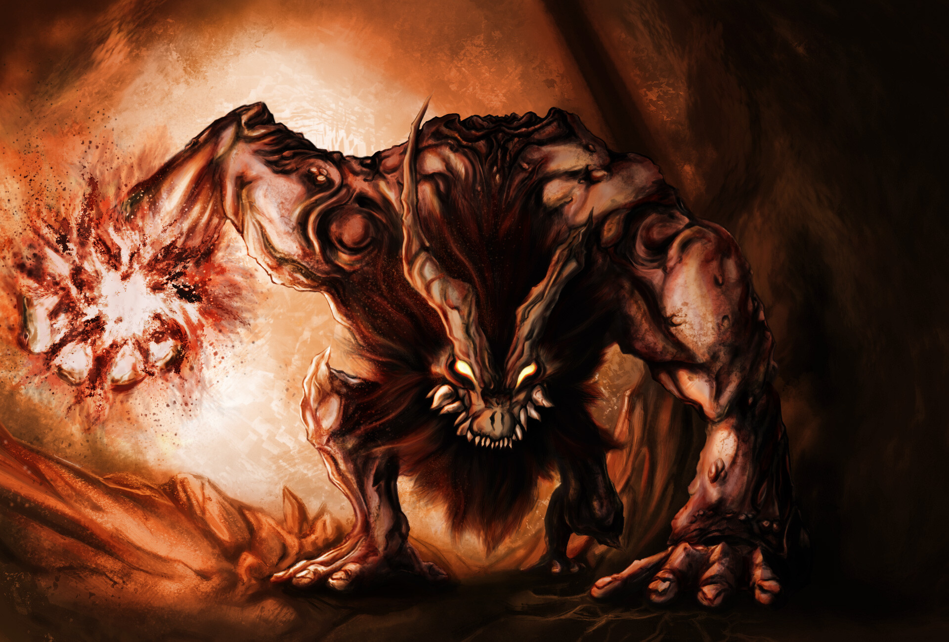 ArtStation - Fire Demon