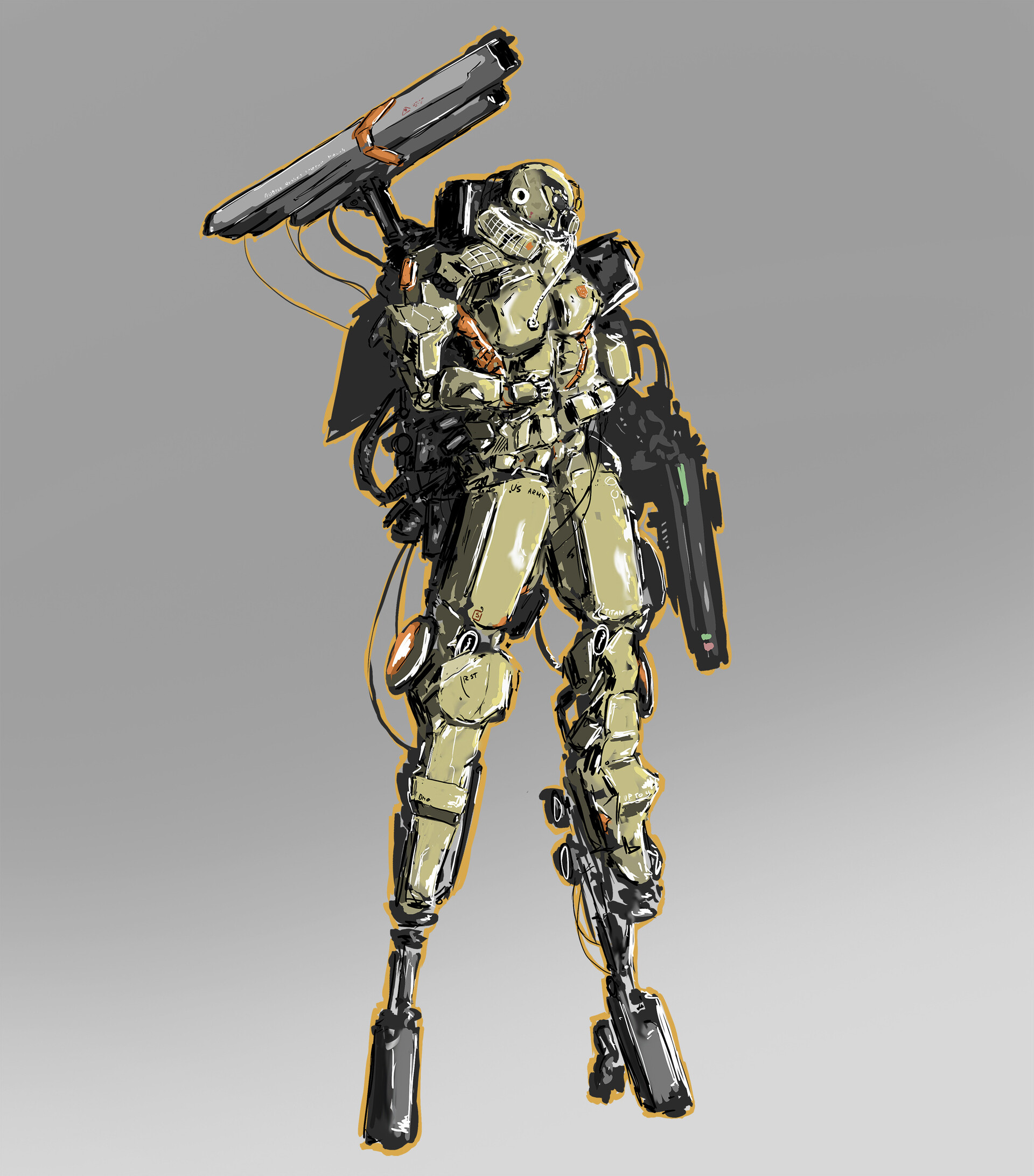 ArtStation - Heavy walker unit