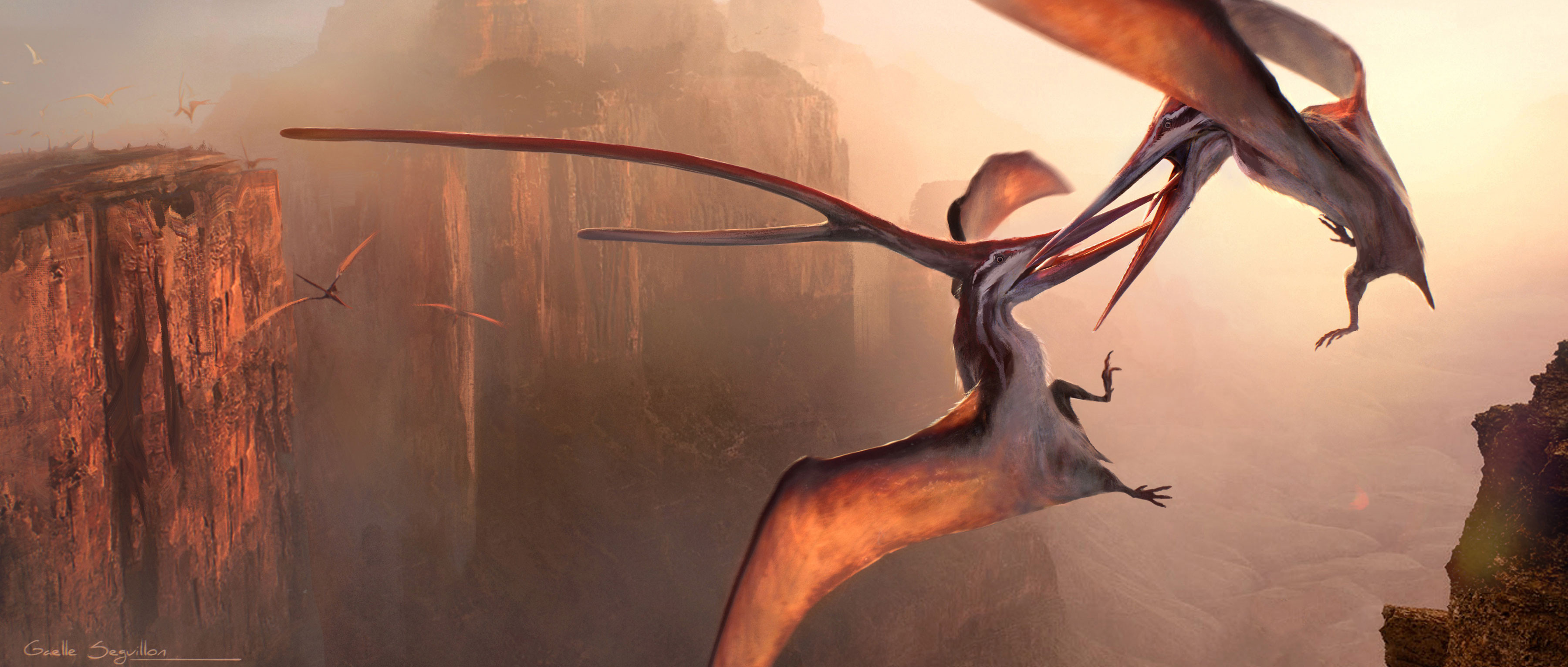 primal giant pterosaur