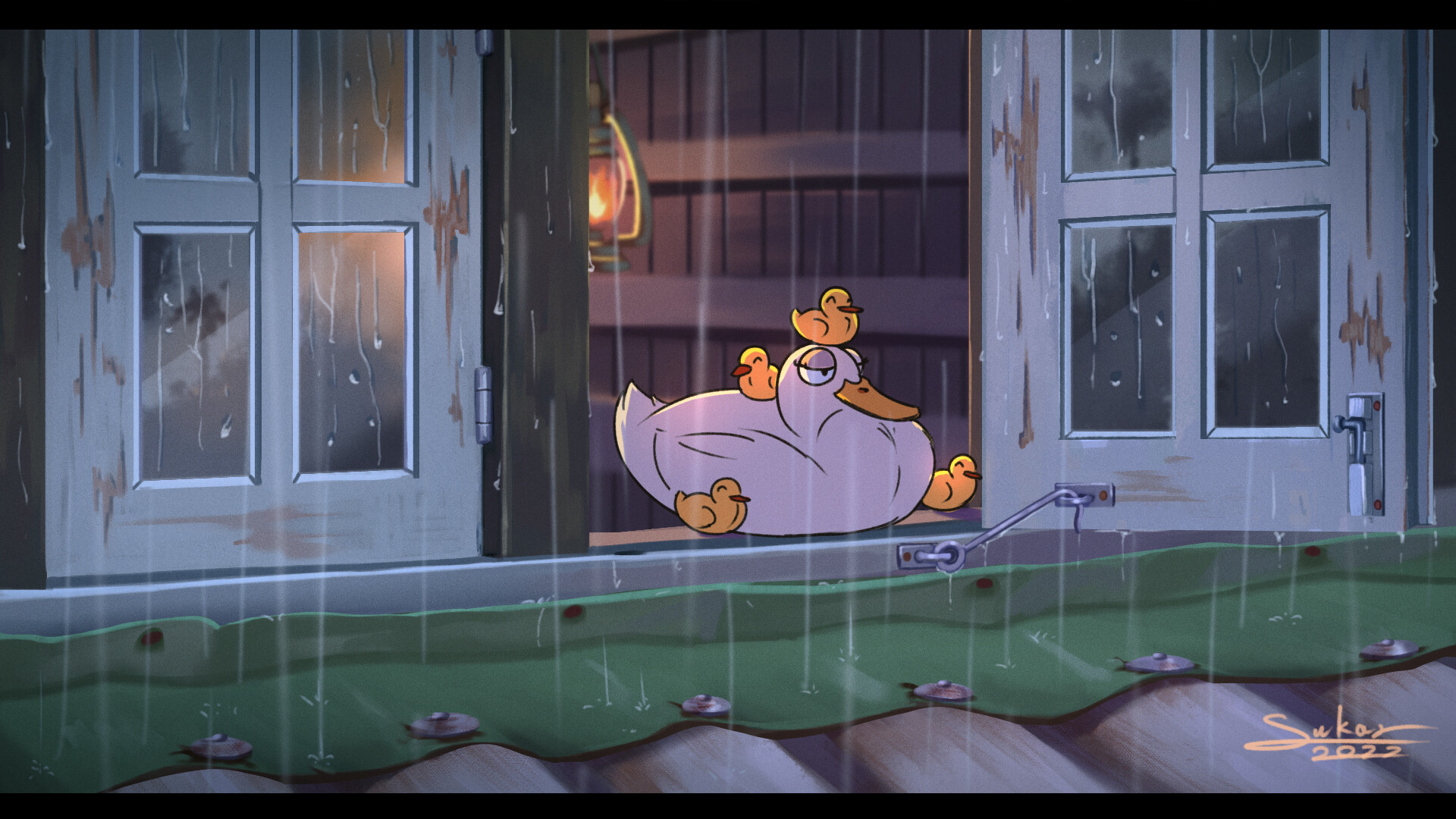 ArtStation - Rain Duck