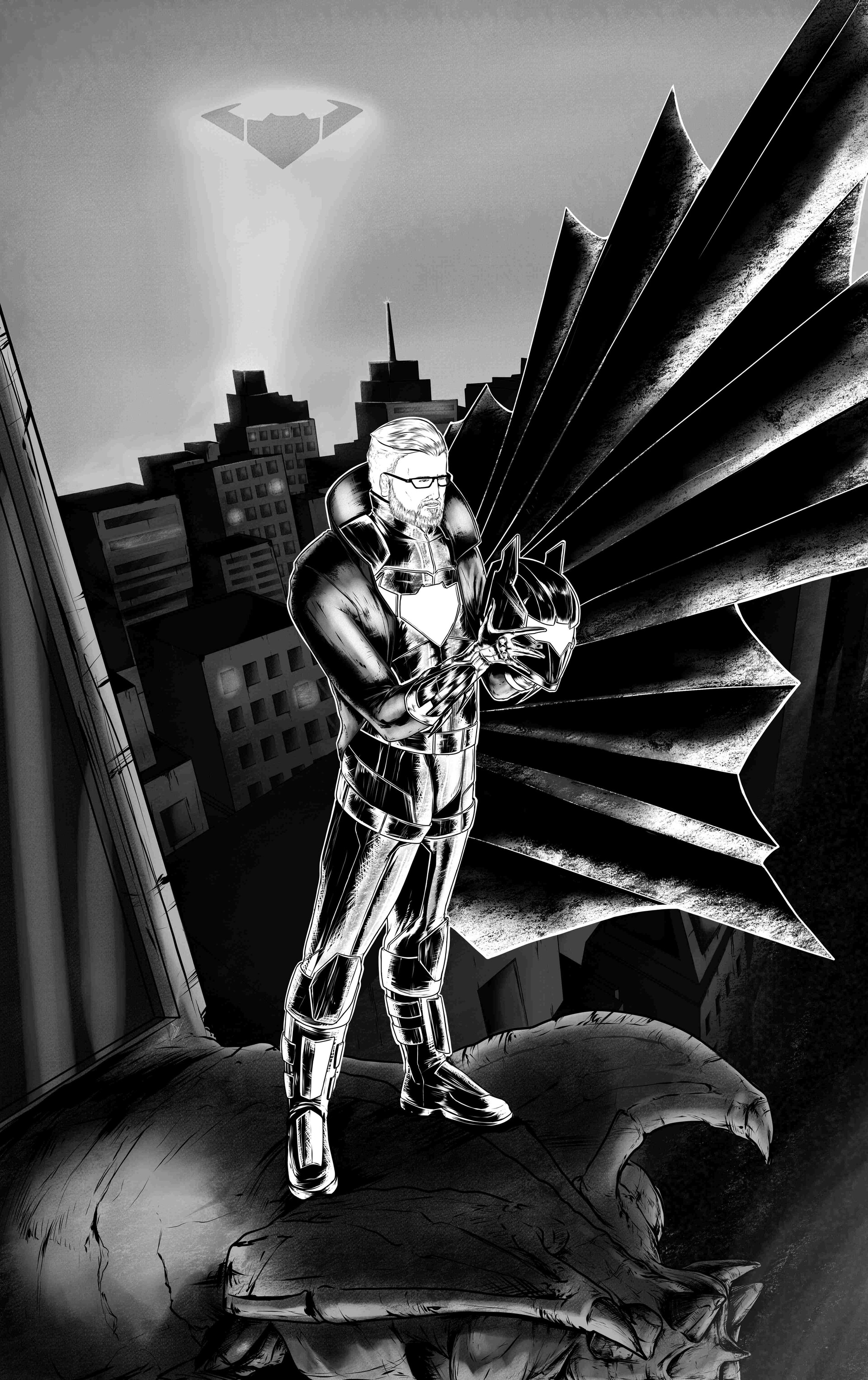 ArtStation - Old Batman Custom Commission.