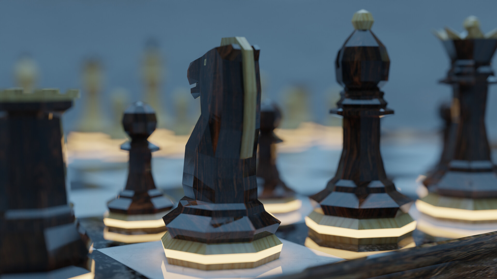 ArtStation - Project 3D Chess Set.