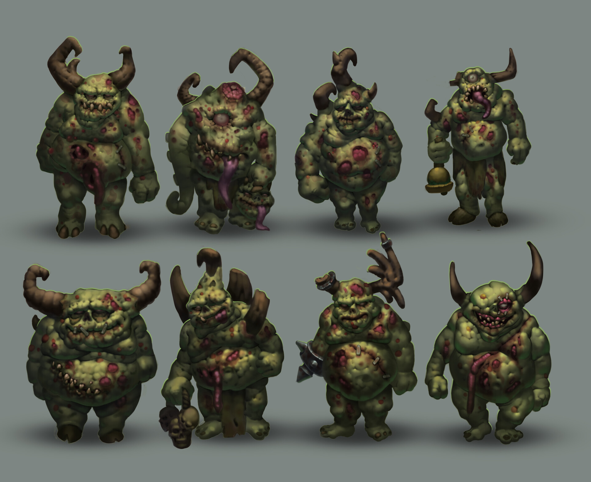 ArtStation - Nurglings concept