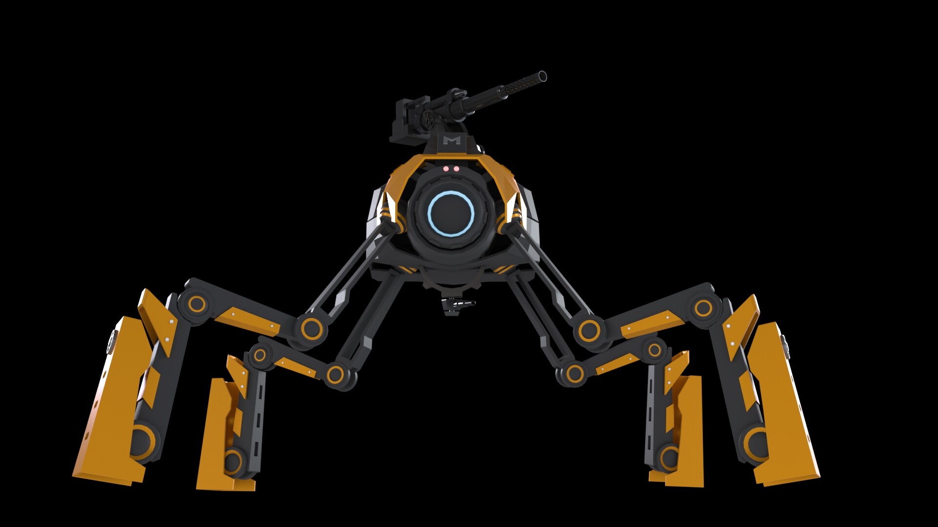 Mandeep Singh - Sci-fi spider robot