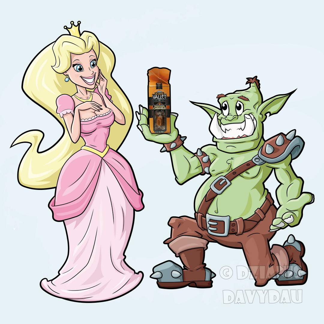 ArtStation - Ogre and princess