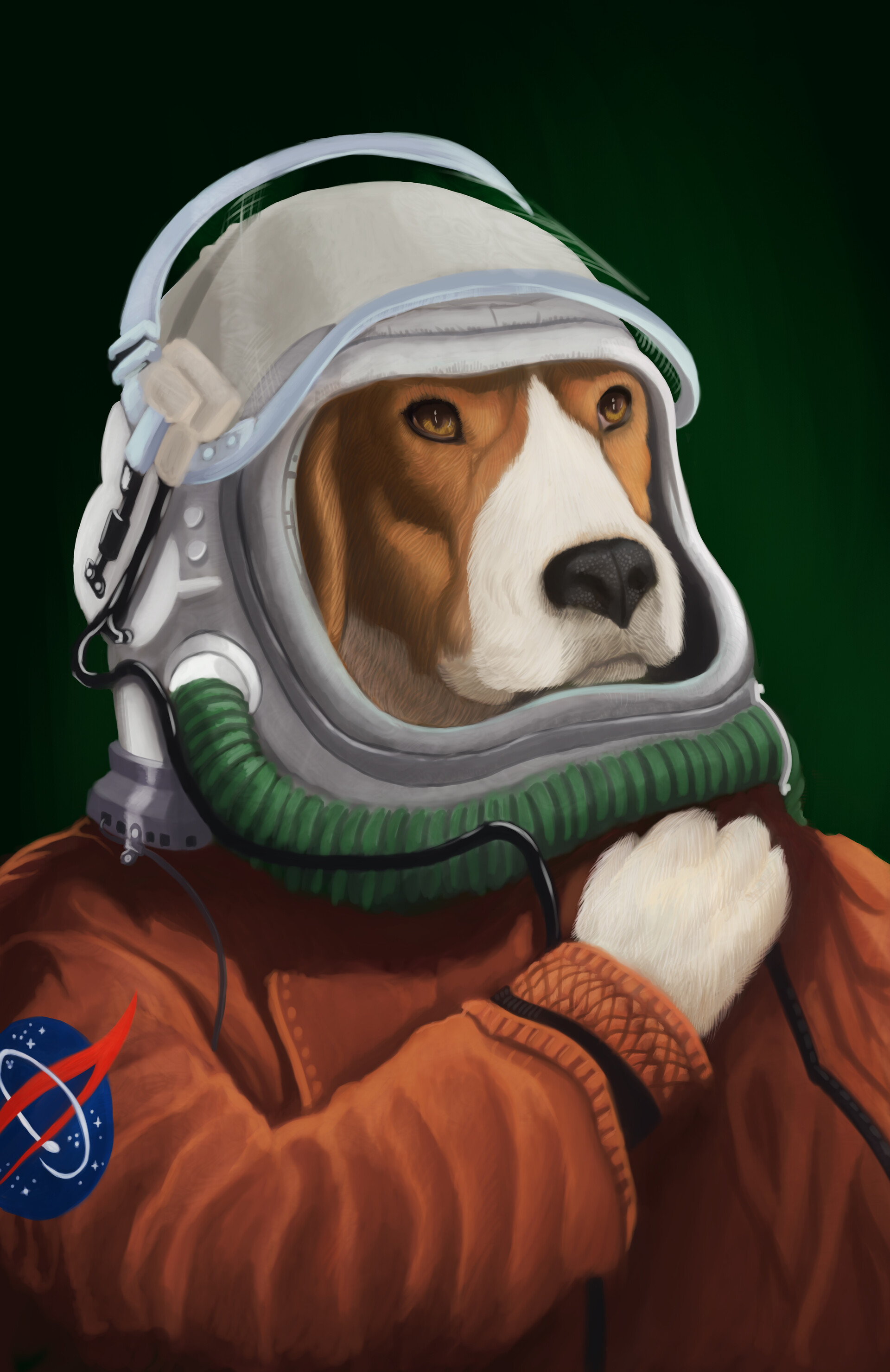 ArtStation - Marley through the space